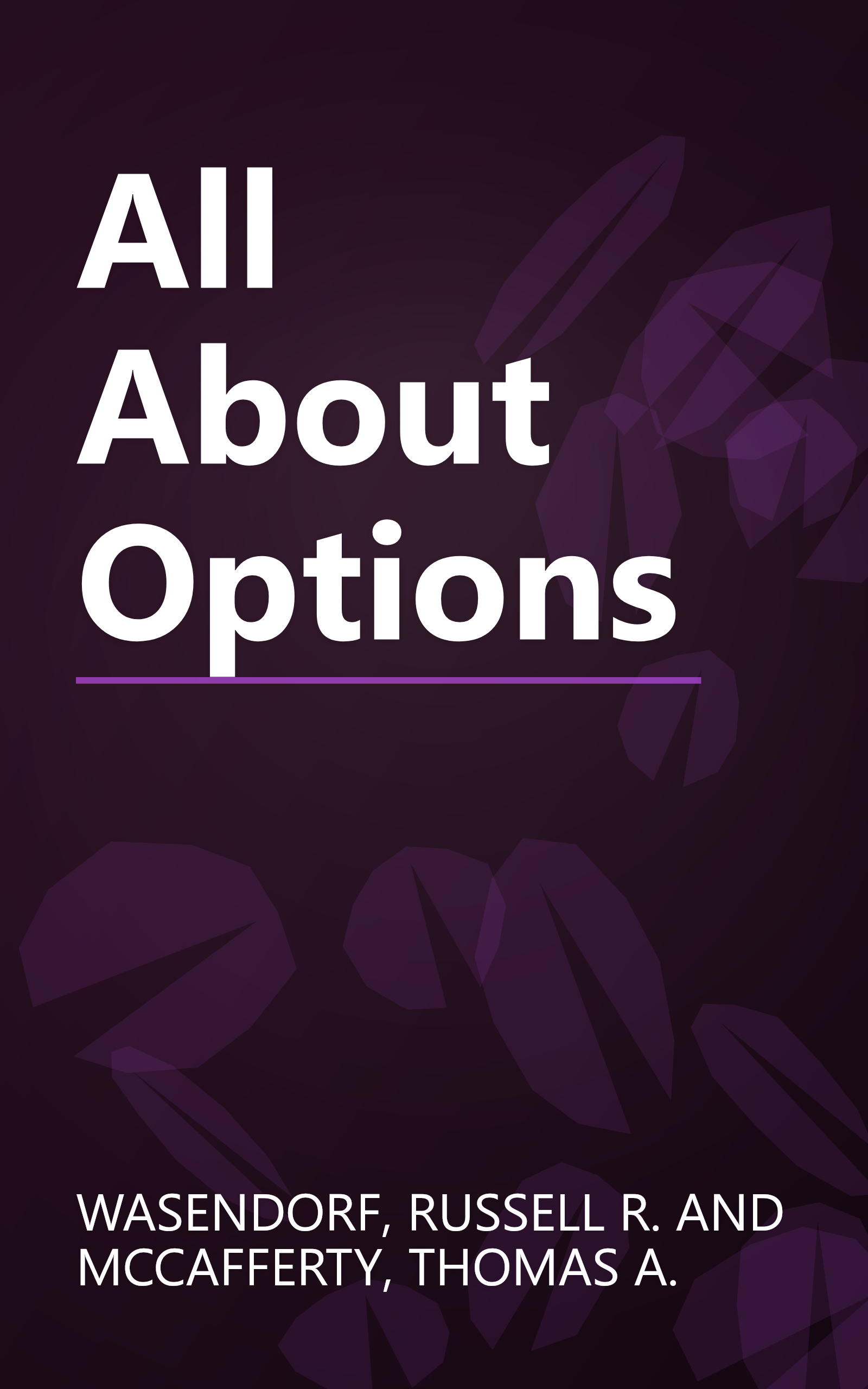 All About Options book cover