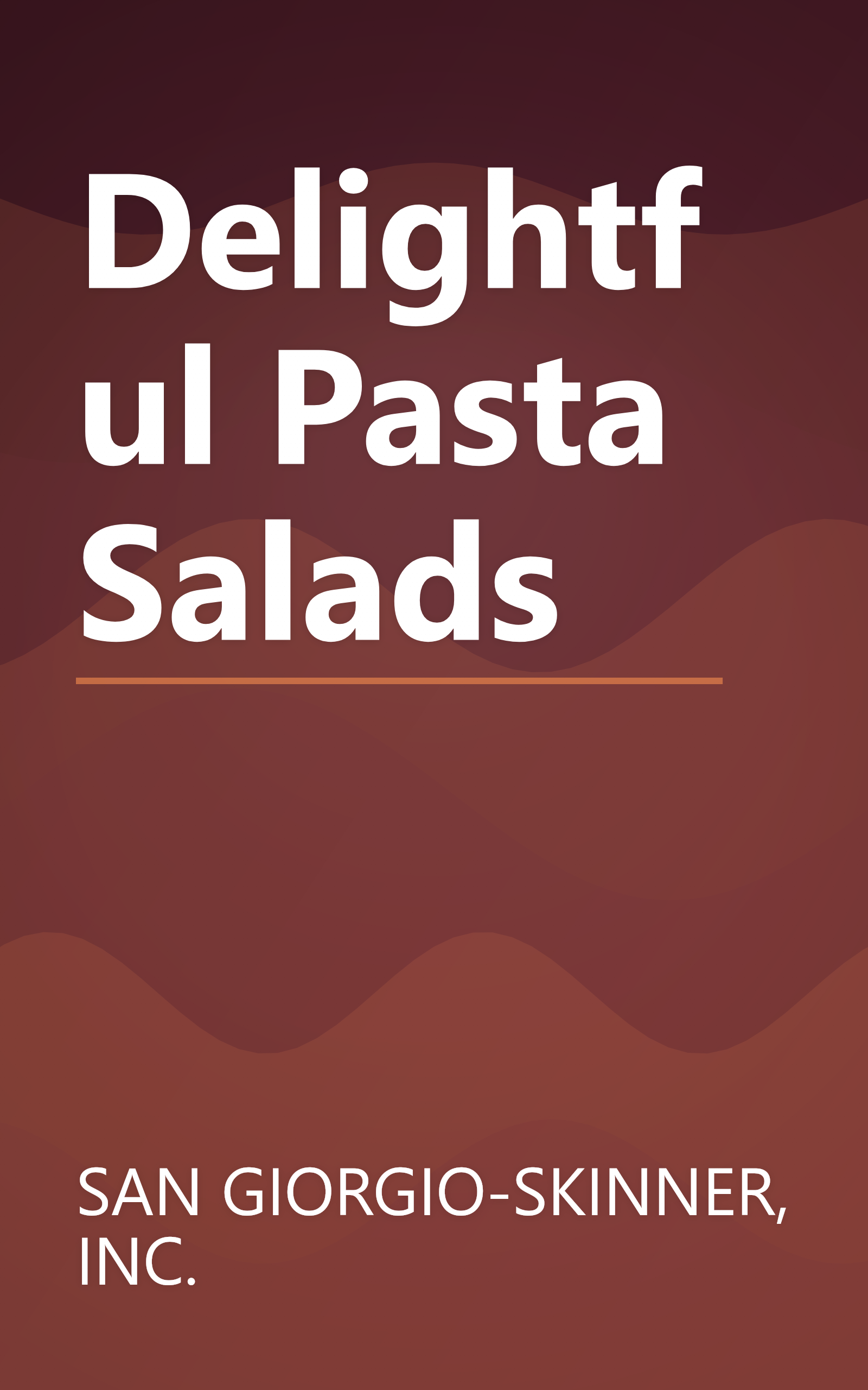 Delightful Pasta Salads book cover