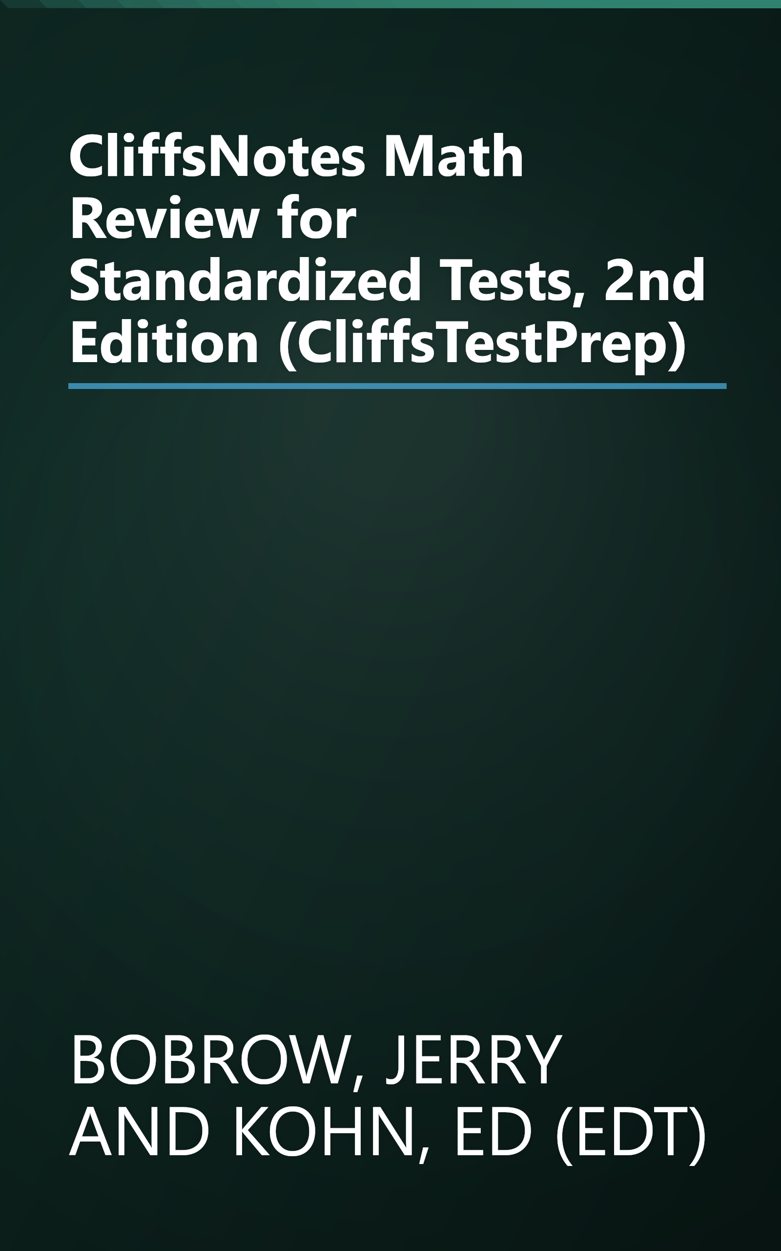 CliffsNotes Math Review for Standardized Tests, 2nd Edition (CliffsTestPrep) book cover