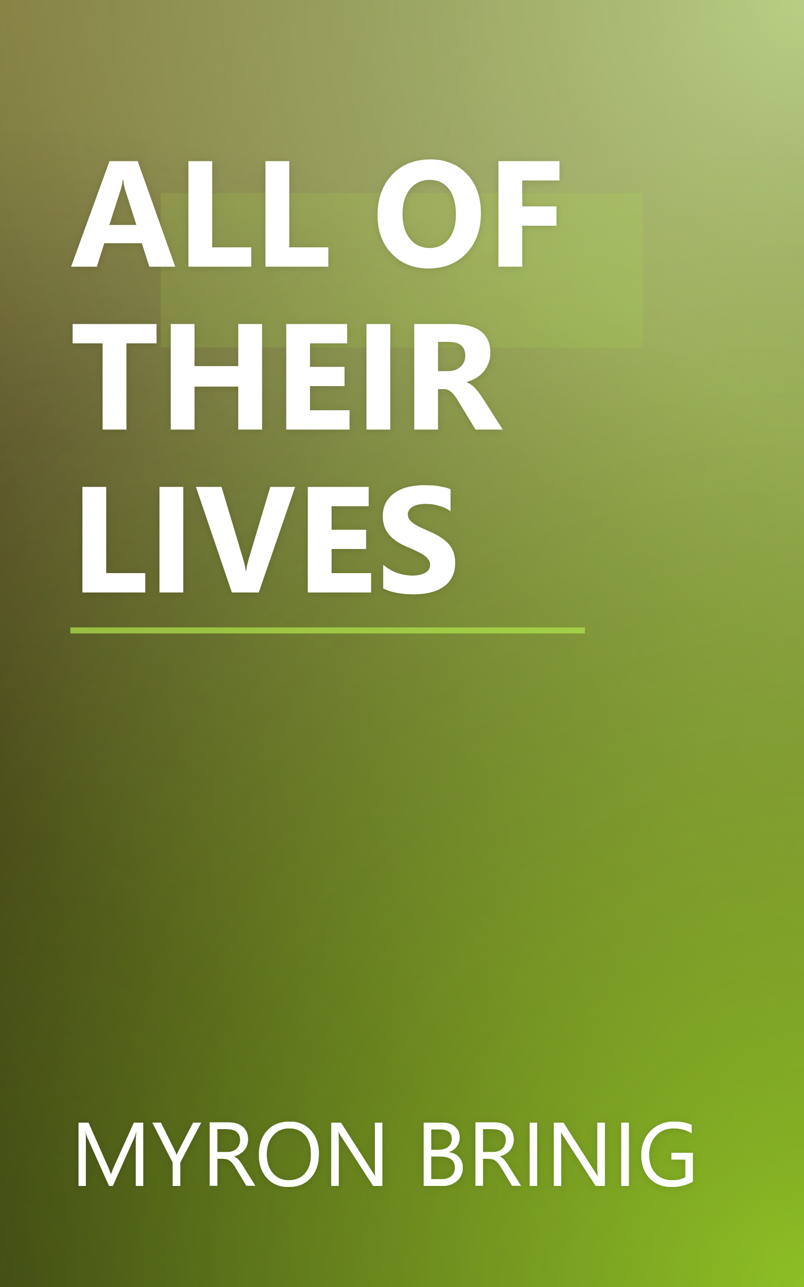 ALL OF THEIR LIVES book cover