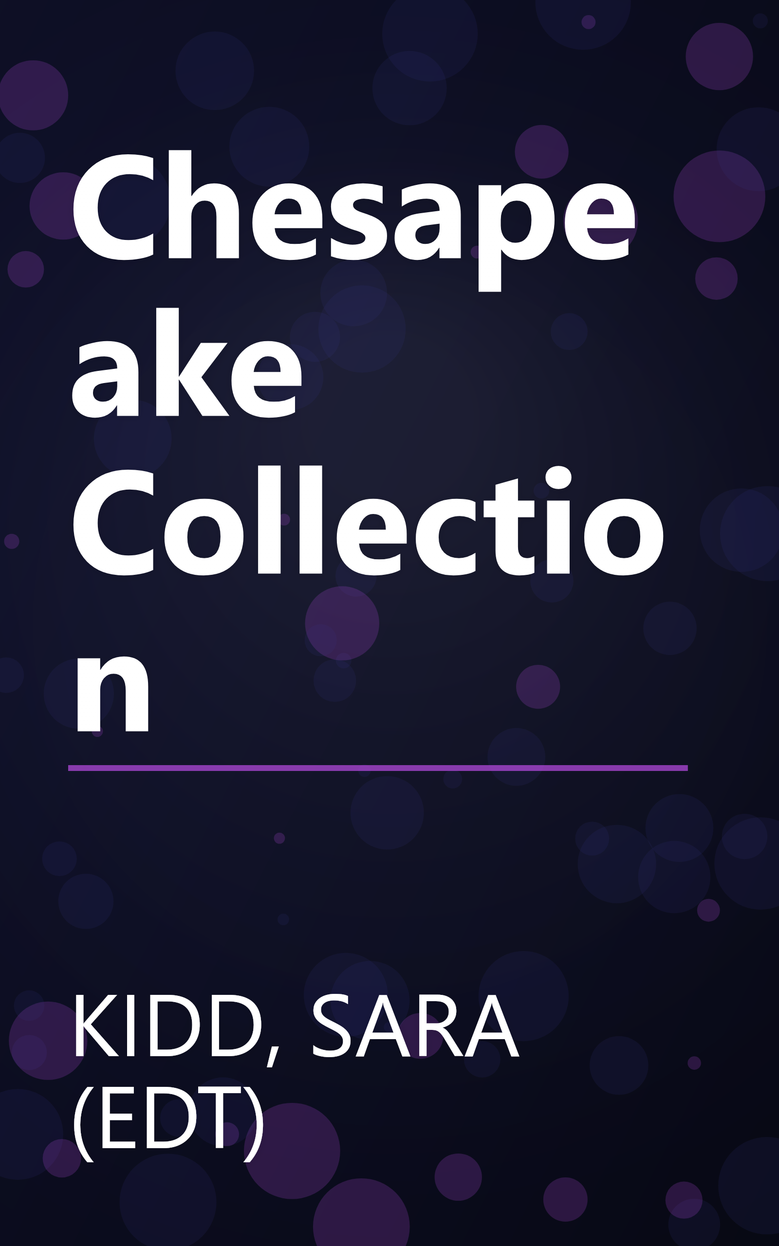 Chesapeake Collection book cover