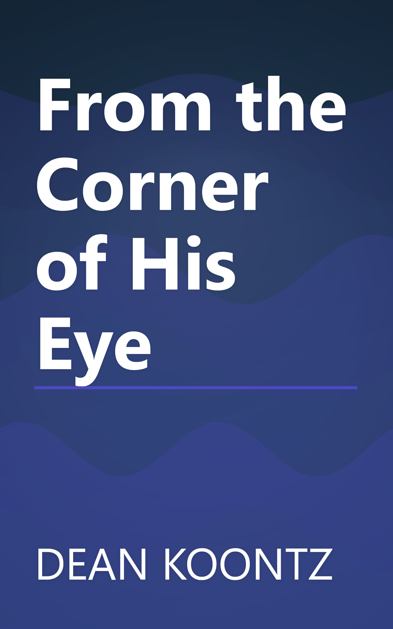 From the Corner of His Eye book cover