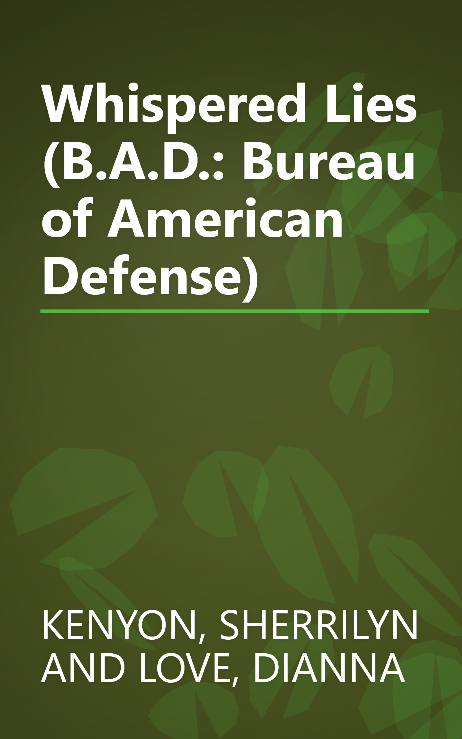Whispered Lies (B.A.D.: Bureau of American Defense) book cover