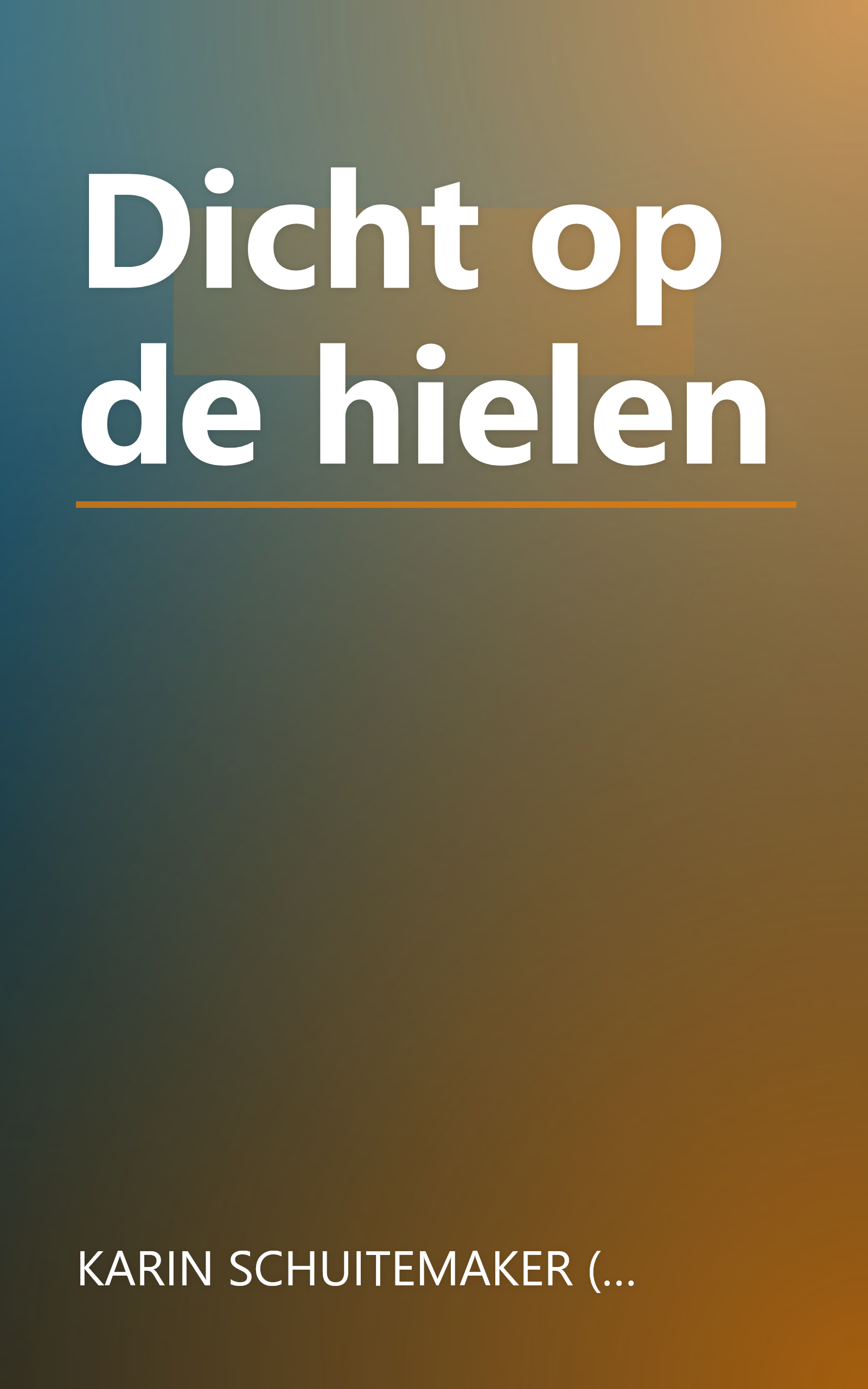 Dicht op de hielen book cover