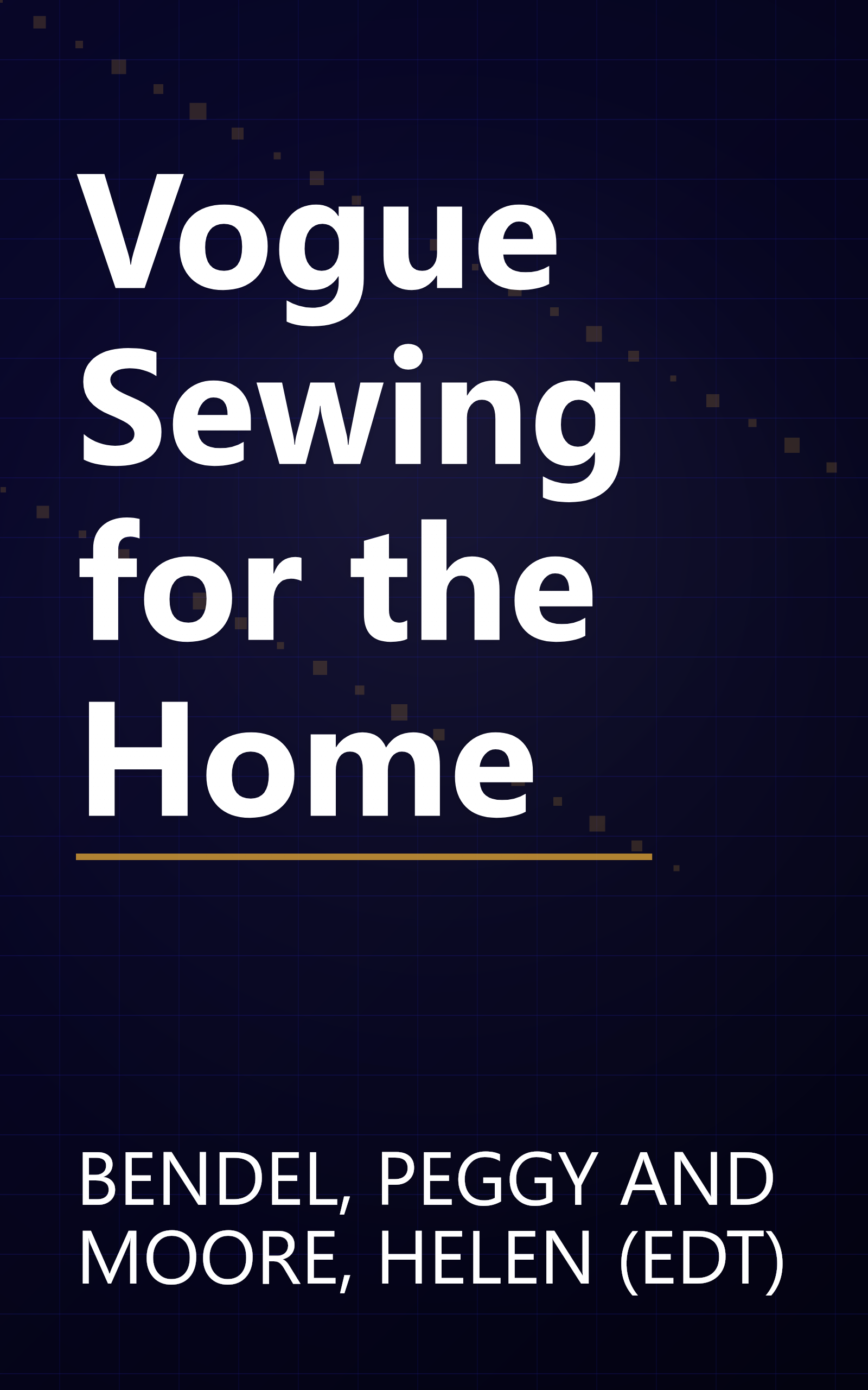 Vogue Sewing for the Home book cover