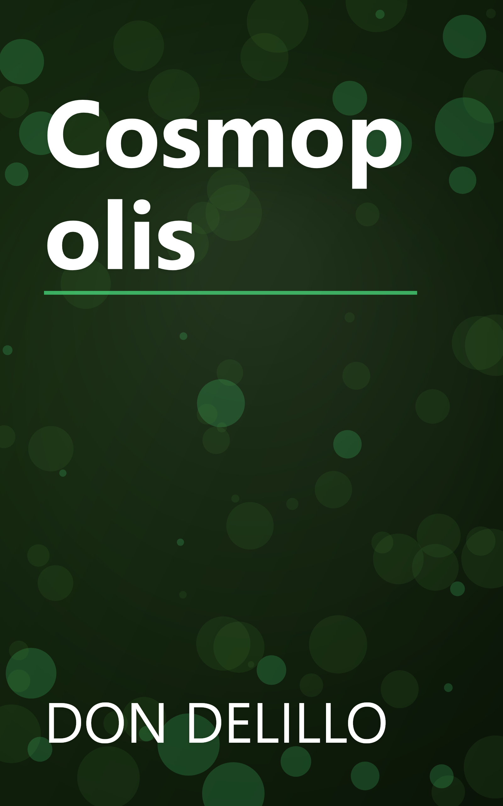 Cosmopolis book cover