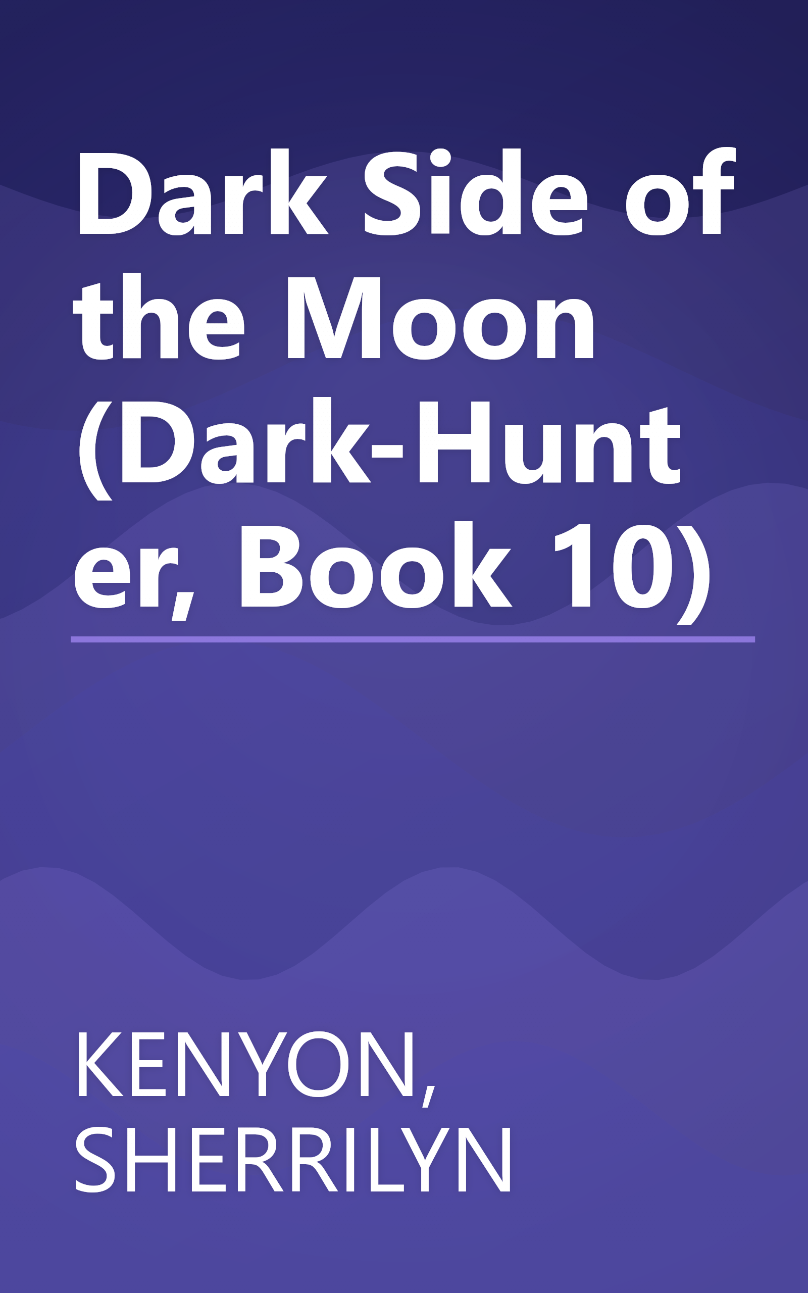 Dark Side of the Moon (Dark-Hunter, Book 10) book cover