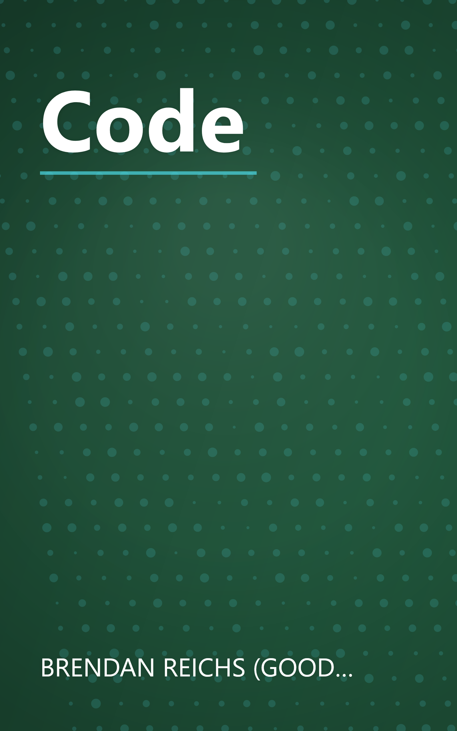 Code book cover