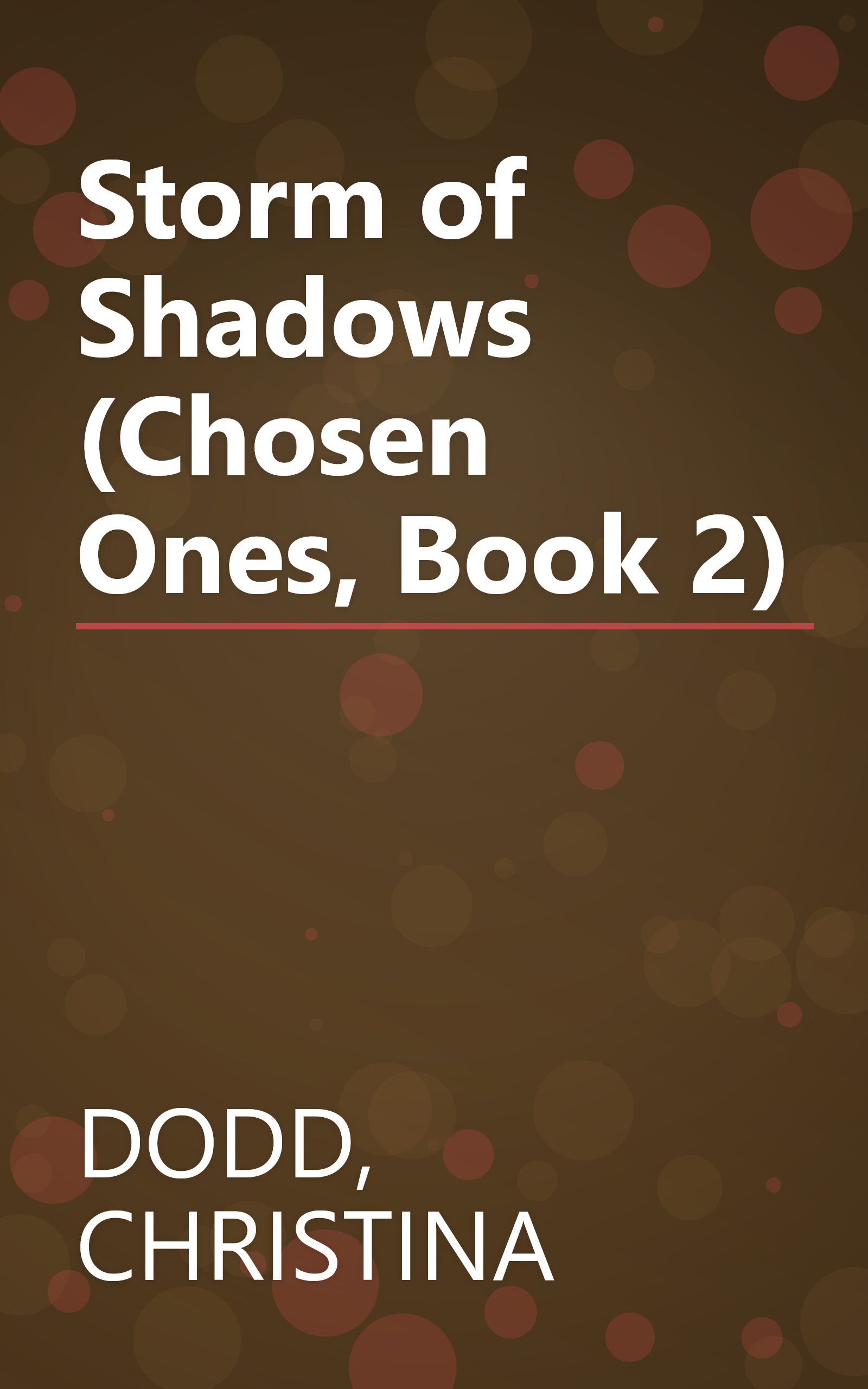 Storm of Shadows (Chosen Ones, Book 2) book cover
