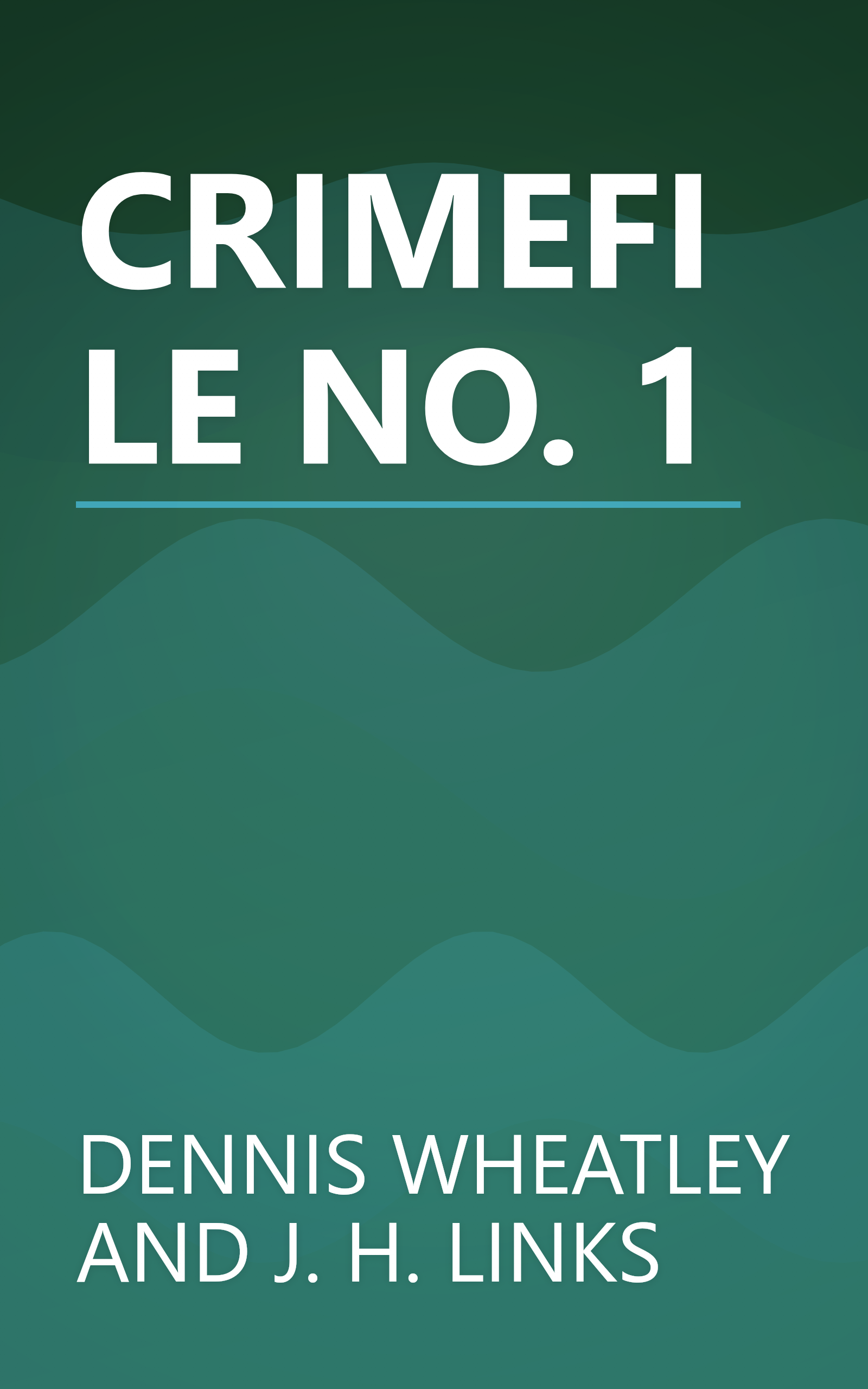 CRIMEFILE NO. 1 book cover