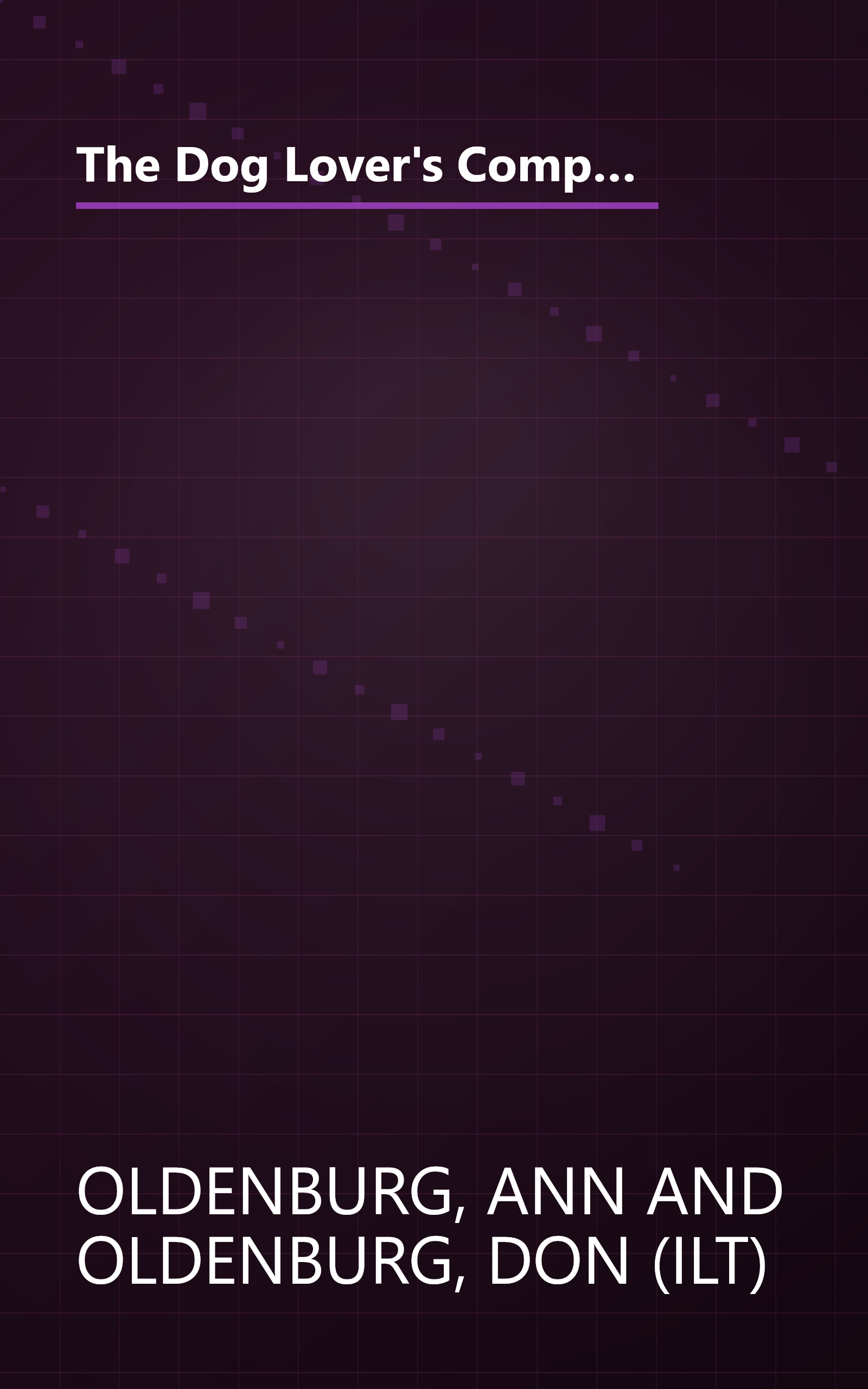 The Dog Lover's Companion to Washington, D.C. and Baltimore: The Inside Scoop on Where to Take Your Dog (Dog Lover's Companion Guides) book cover