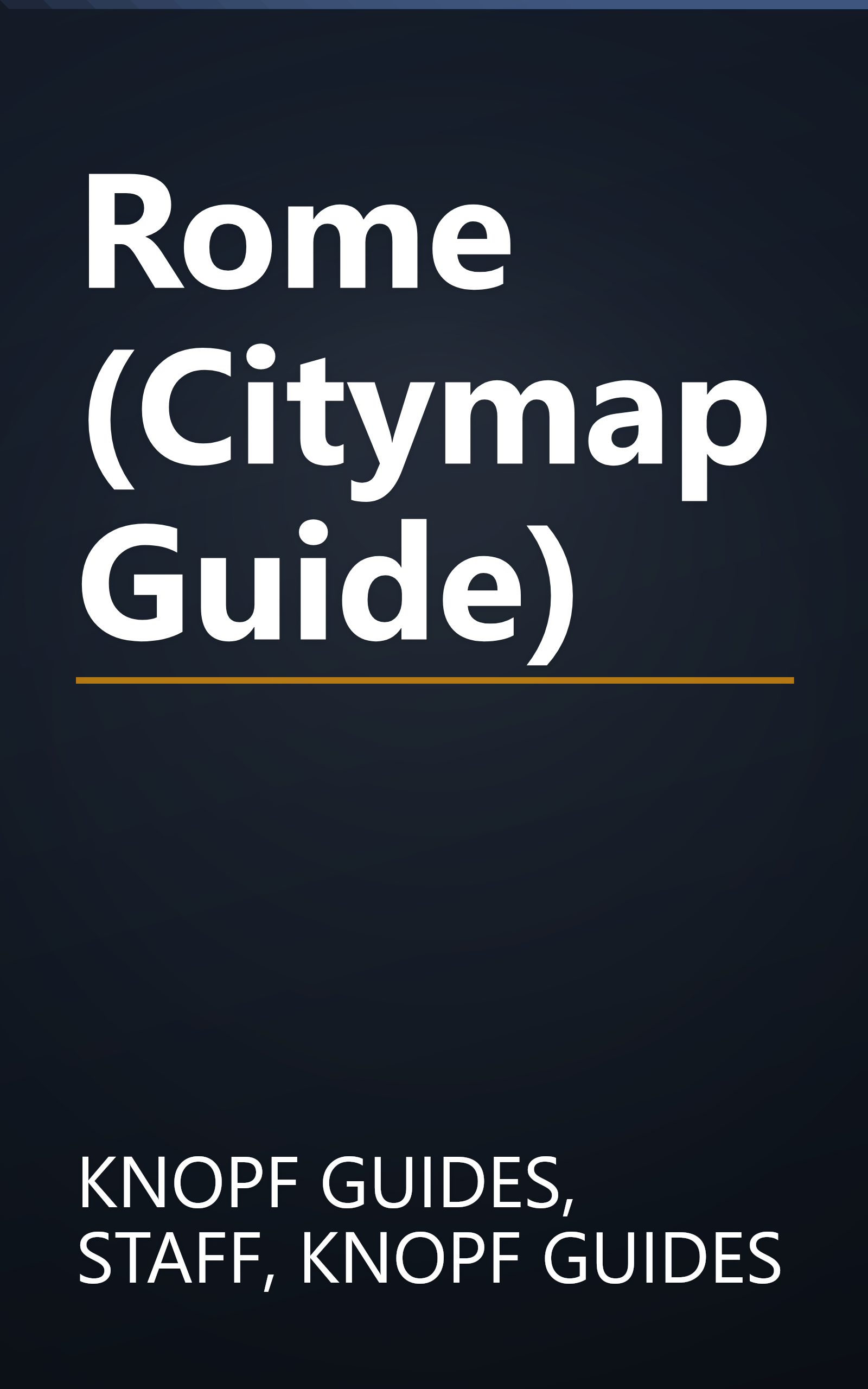 Rome (Citymap Guide) book cover