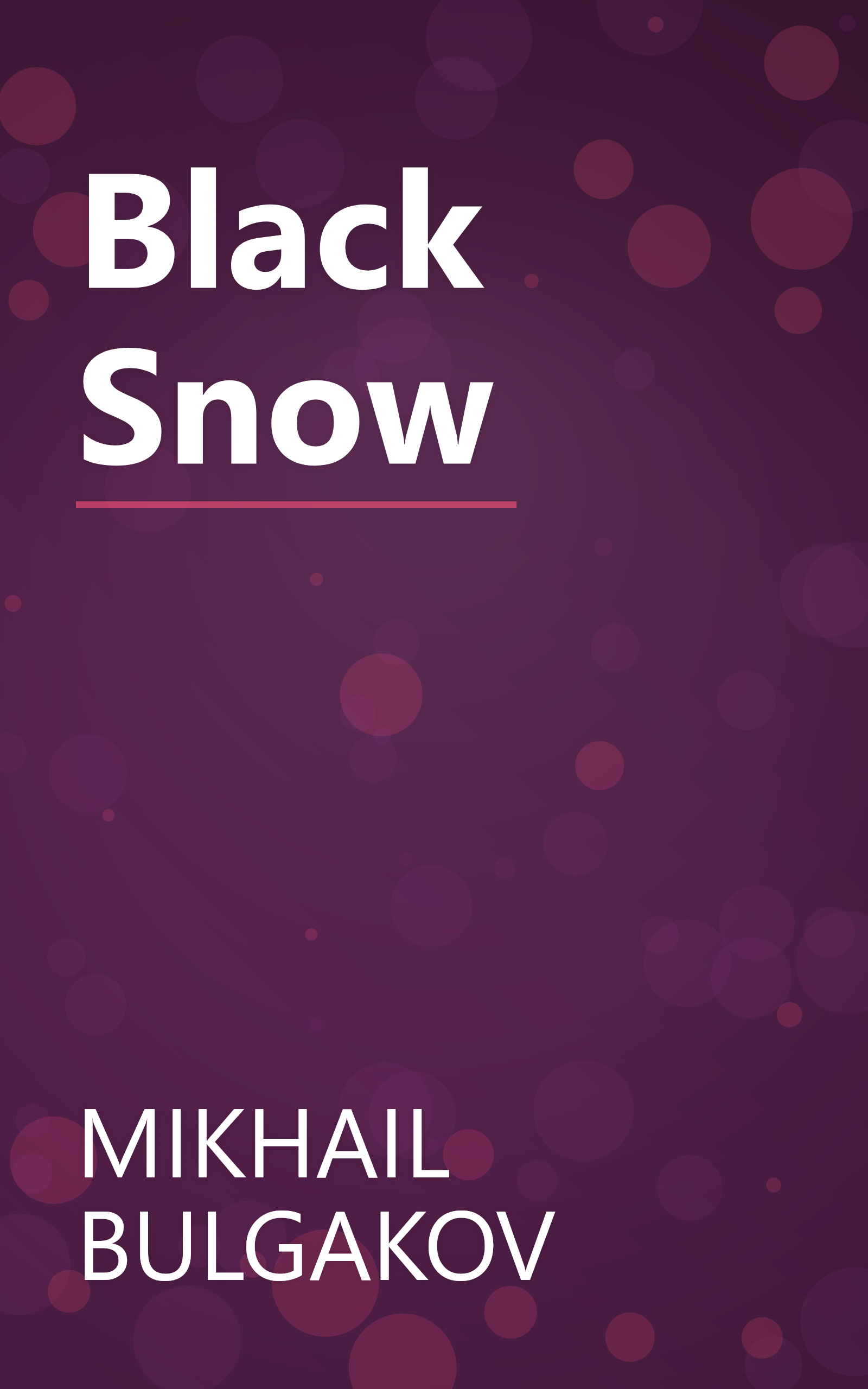 Black Snow book cover