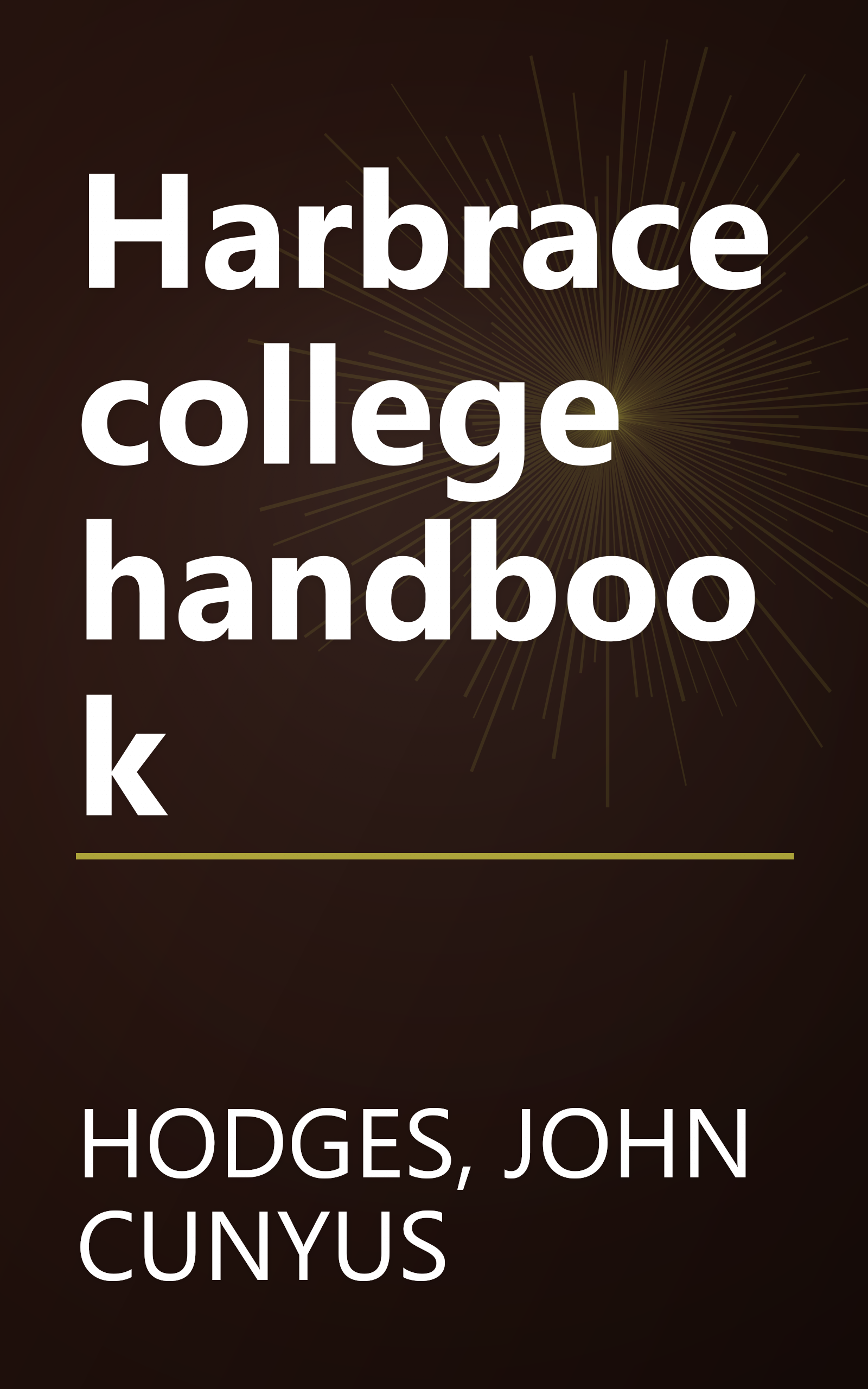 Harbrace college handbook book cover