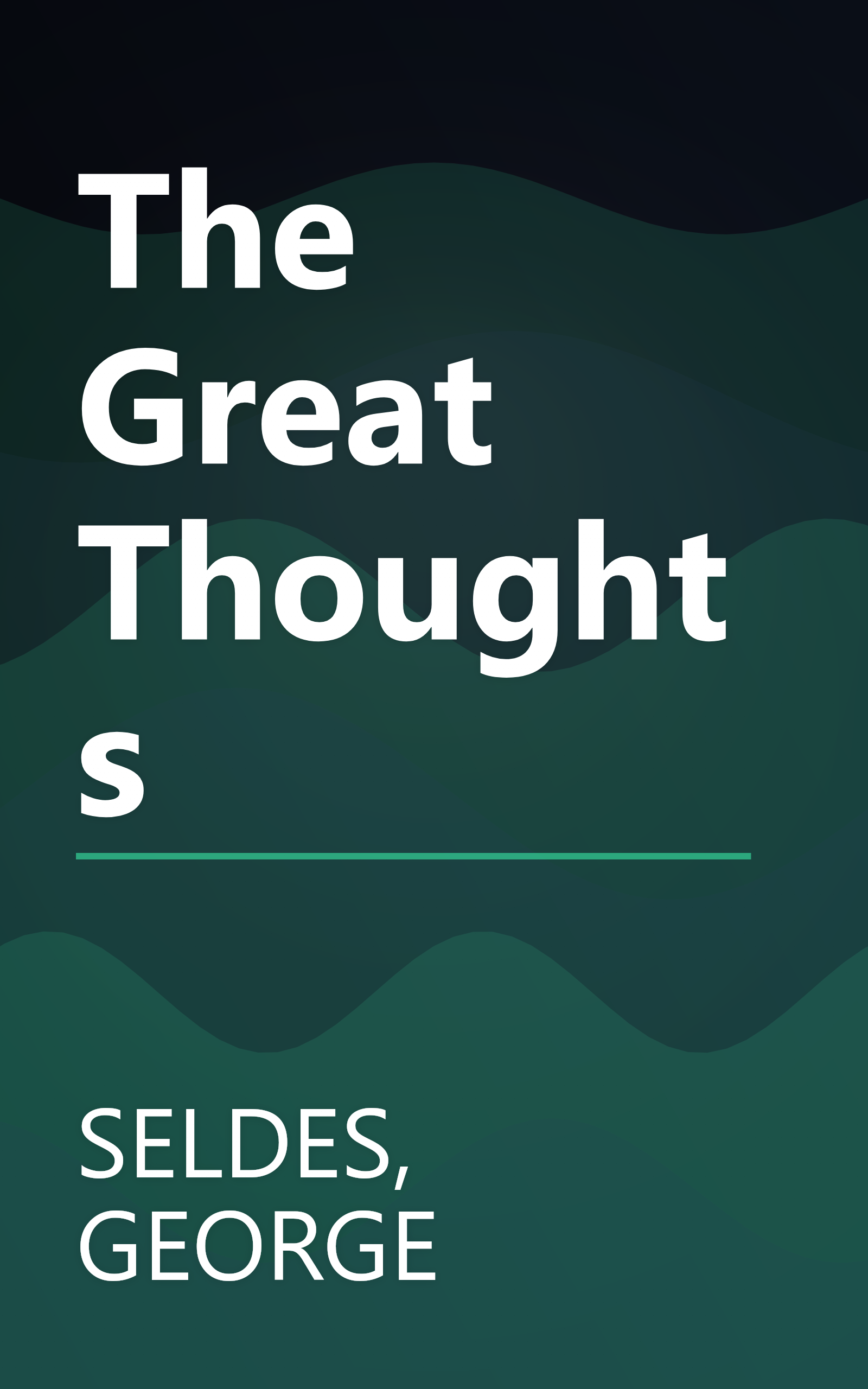 The Great Thoughts book cover
