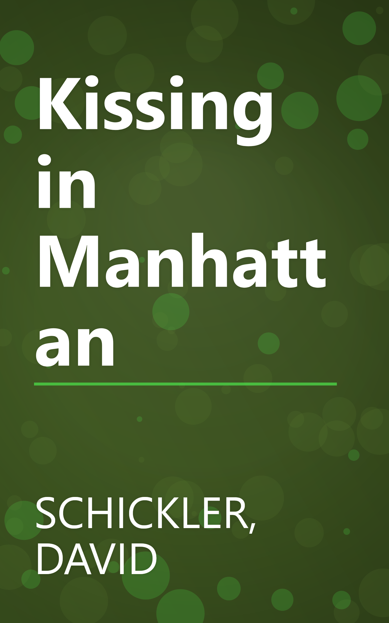 Kissing in Manhattan book cover