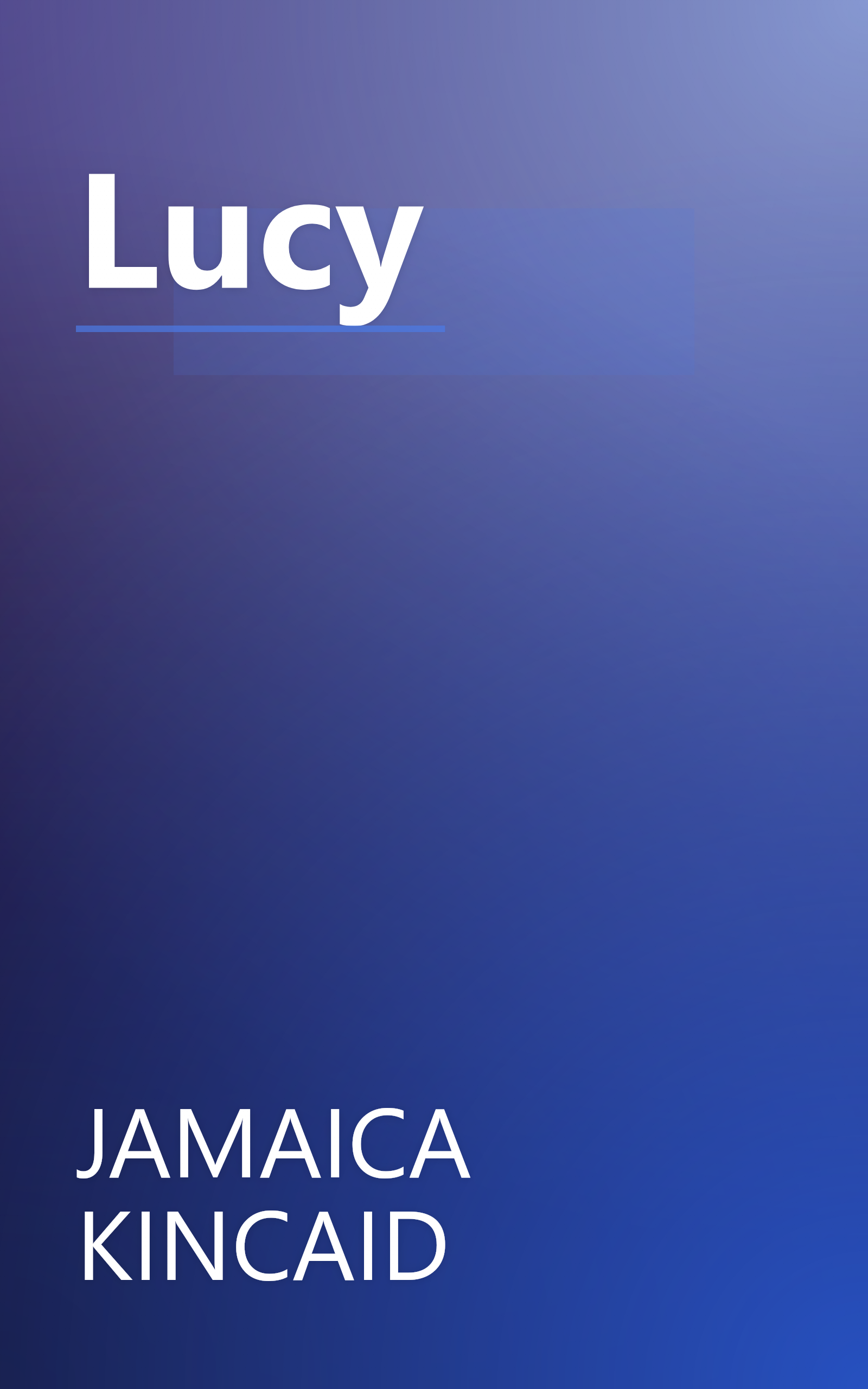 Lucy book cover