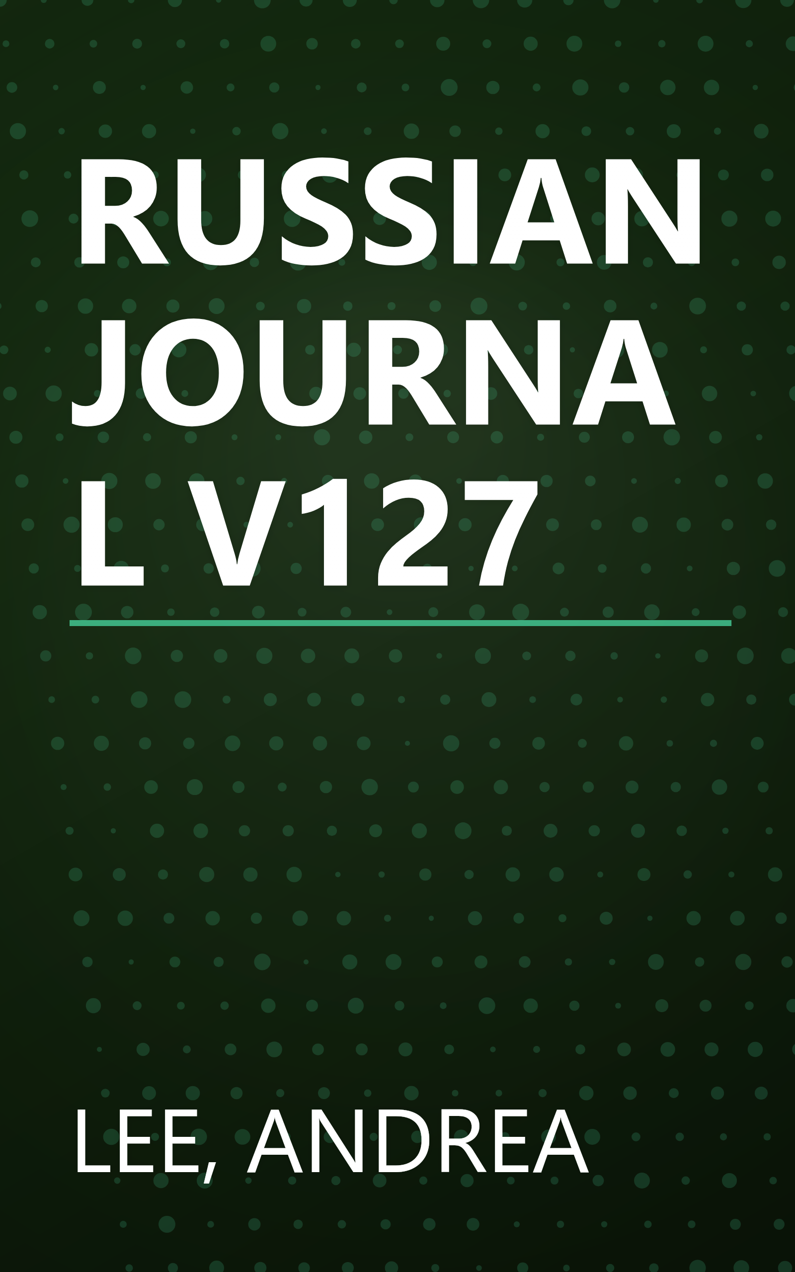 RUSSIAN JOURNAL V127 book cover