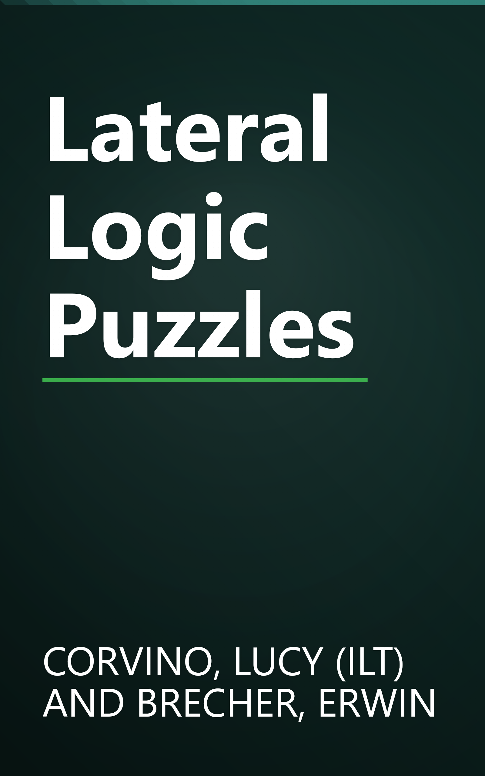 Lateral Logic Puzzles book cover