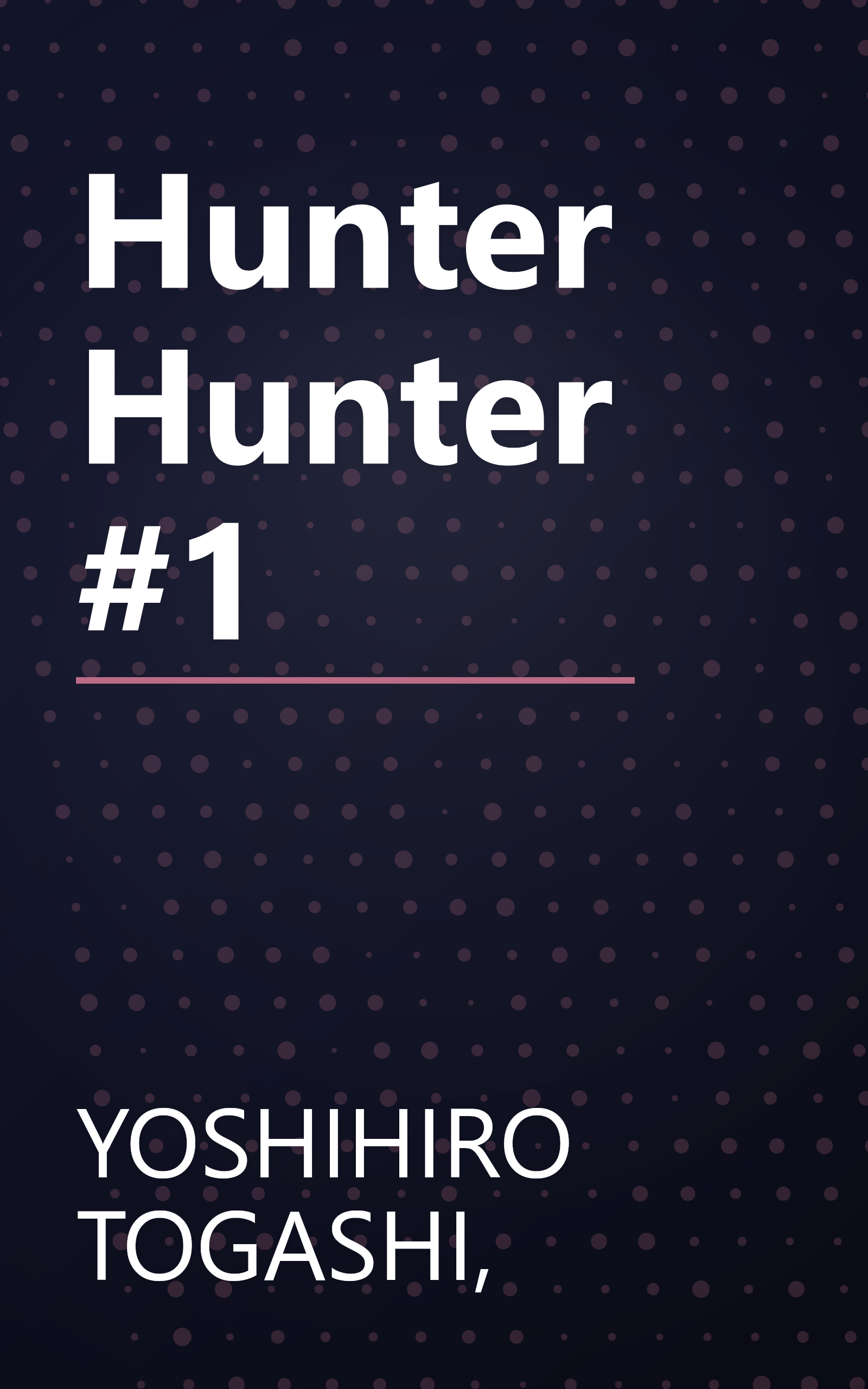 Hunter  Hunter #1 book cover