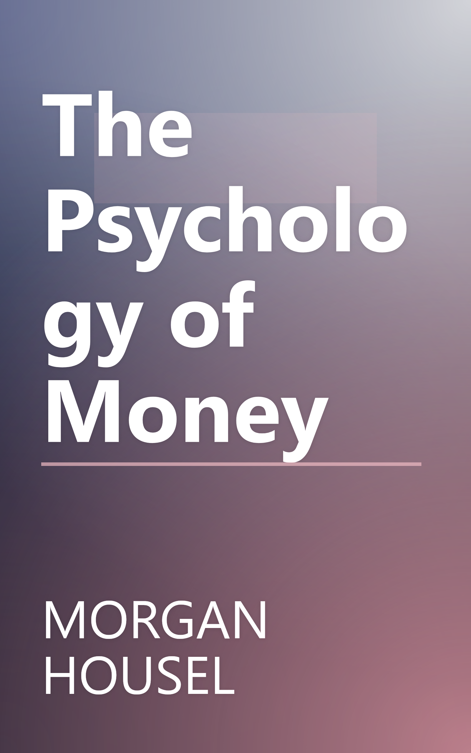 The Psychology of Money book cover