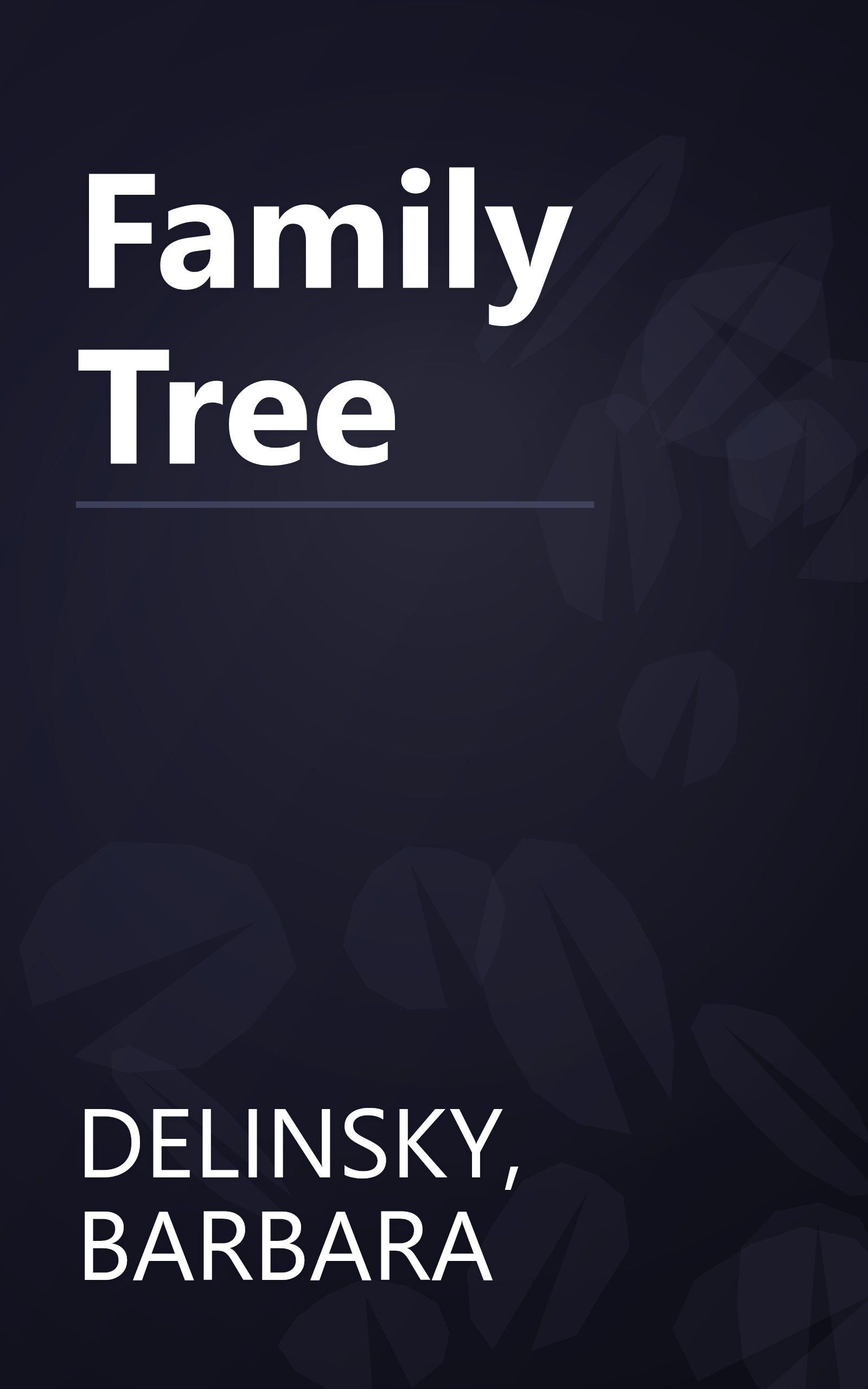 Family Tree book cover