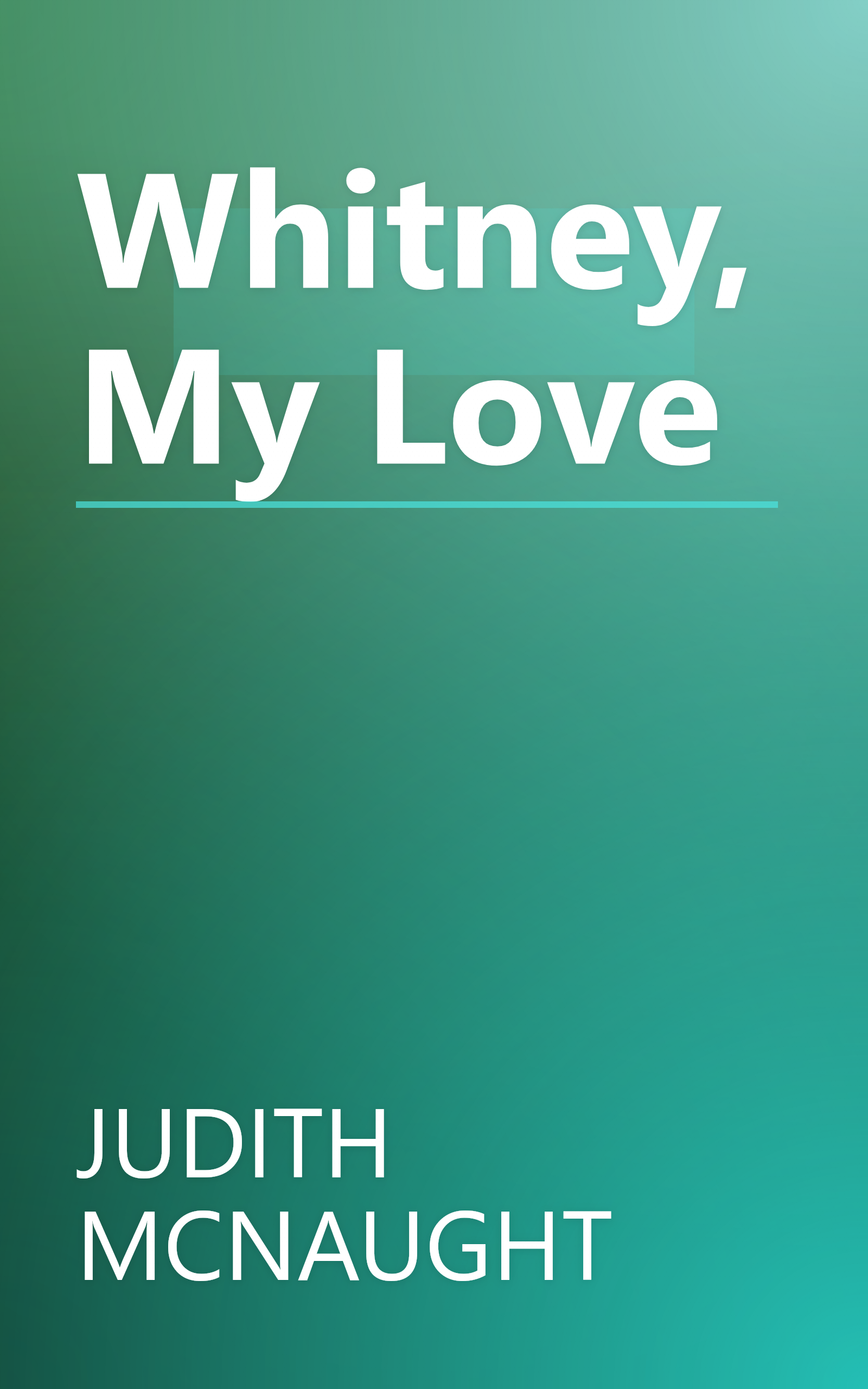 Whitney, My Love book cover