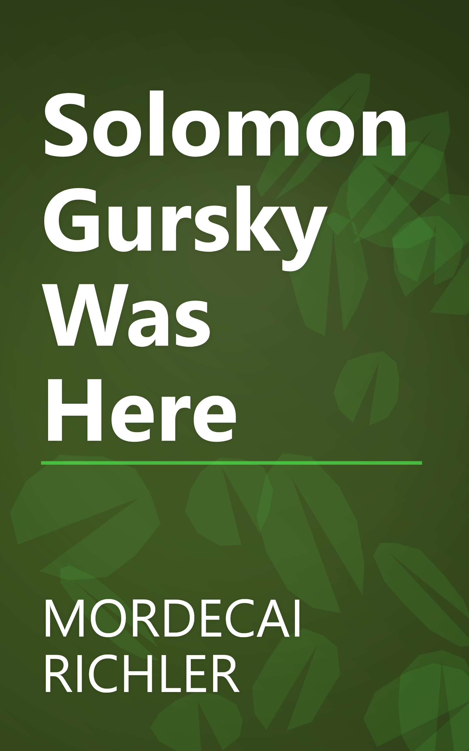Solomon Gursky Was Here book cover