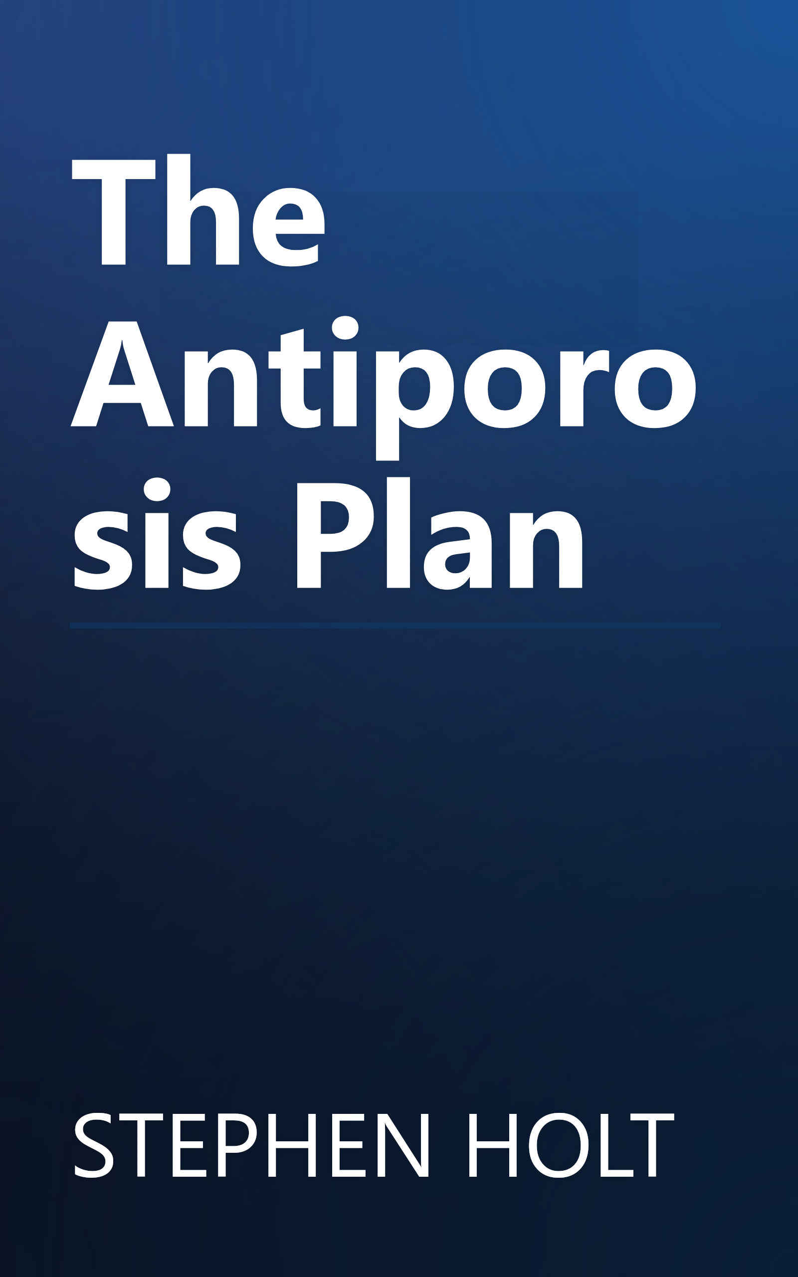 The Antiporosis Plan book cover