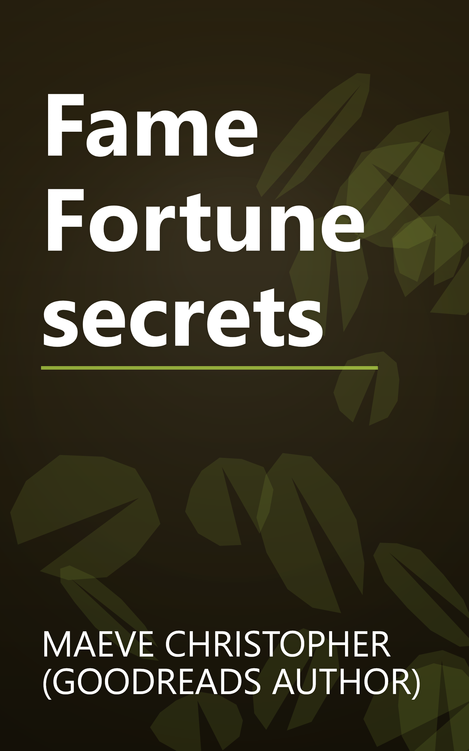 Fame Fortune secrets book cover