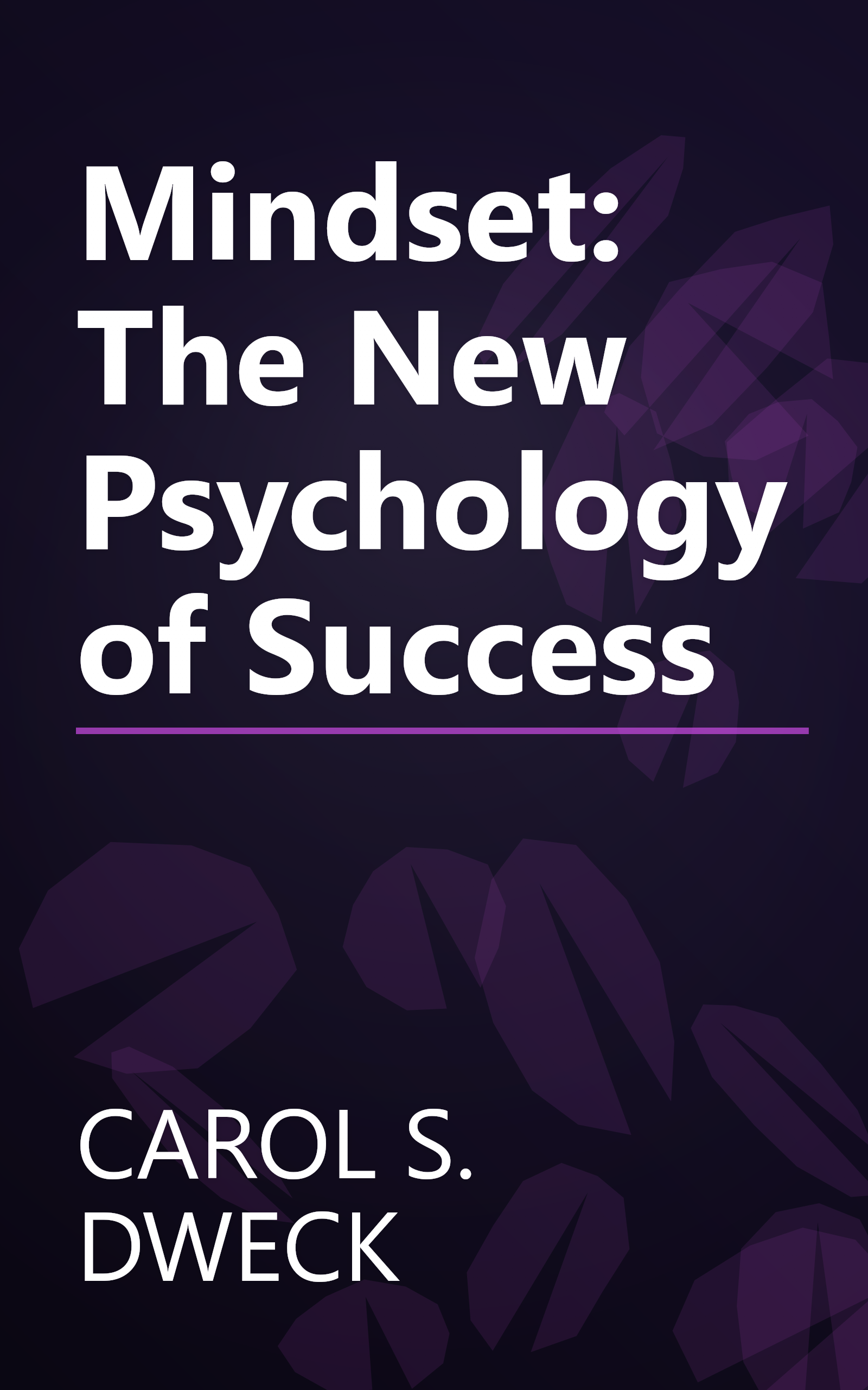 Mindset: The New Psychology of Success book cover
