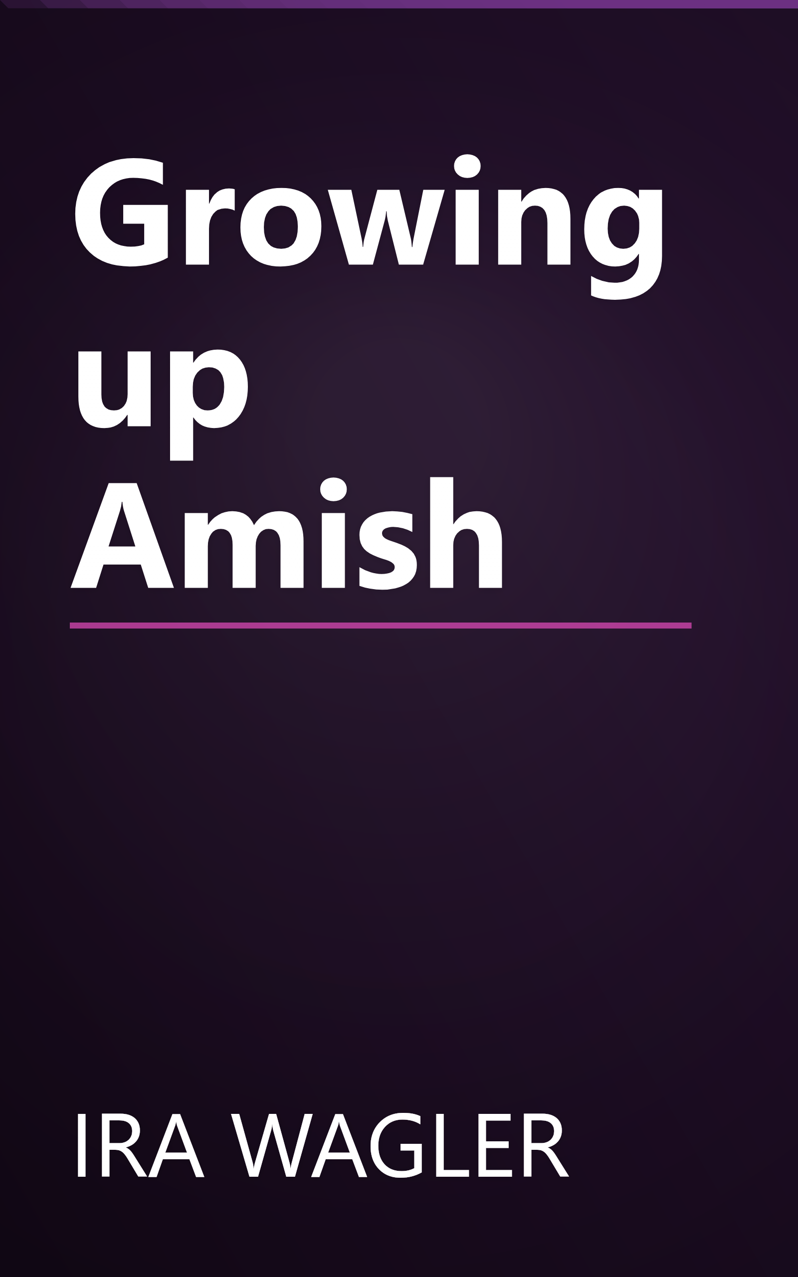 Growing up Amish book cover