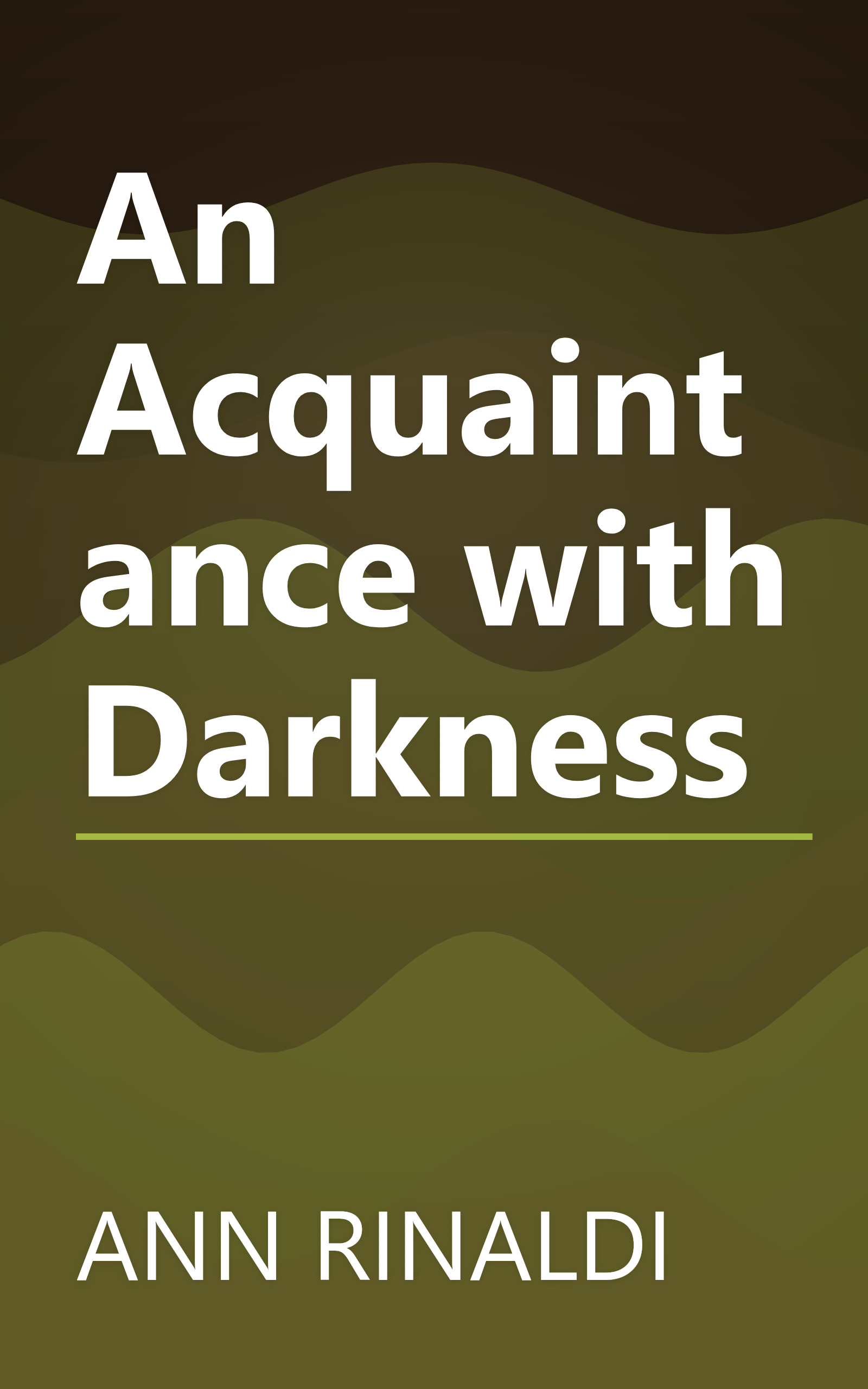 An Acquaintance with Darkness book cover