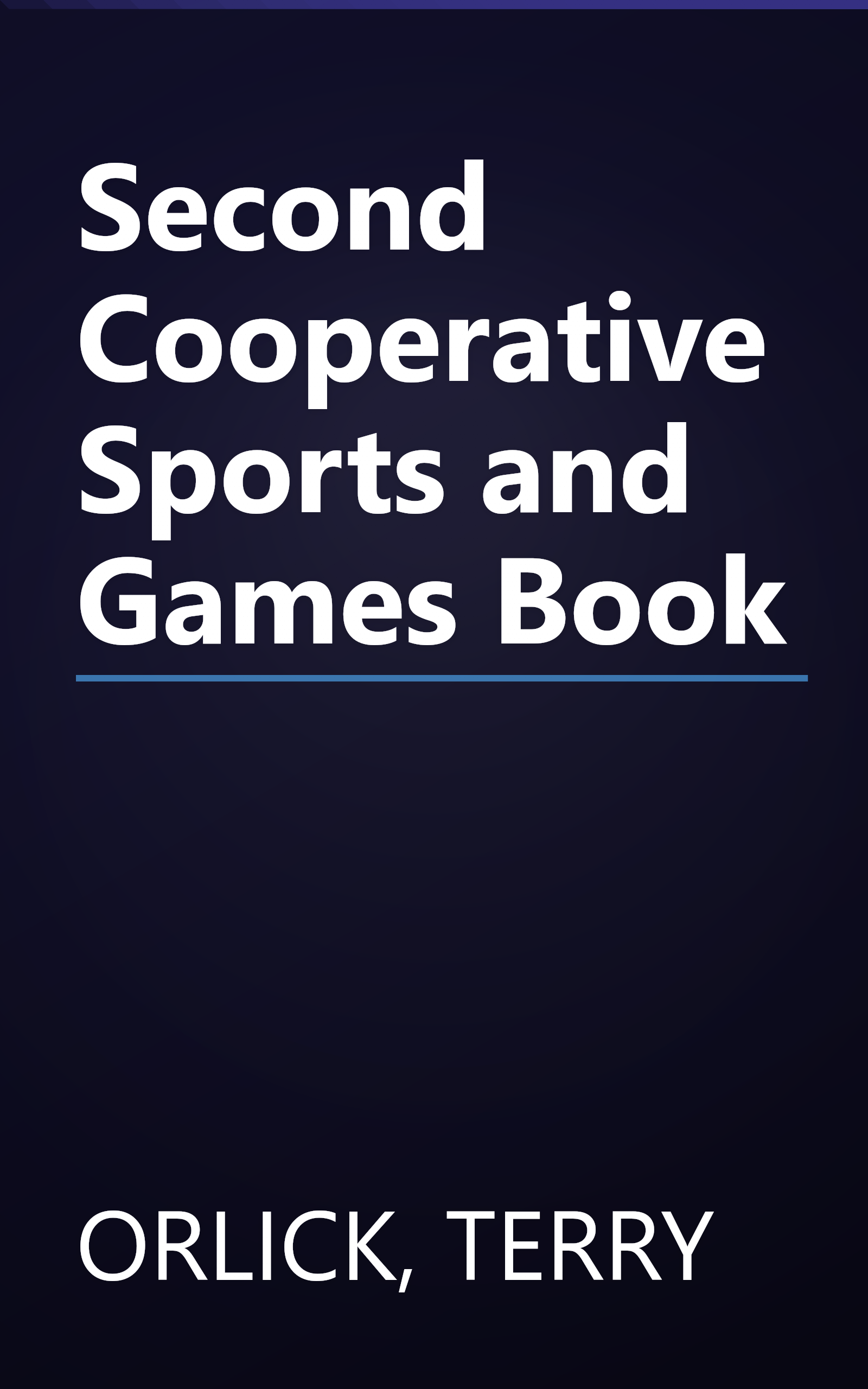 Second Cooperative Sports and Games Book book cover