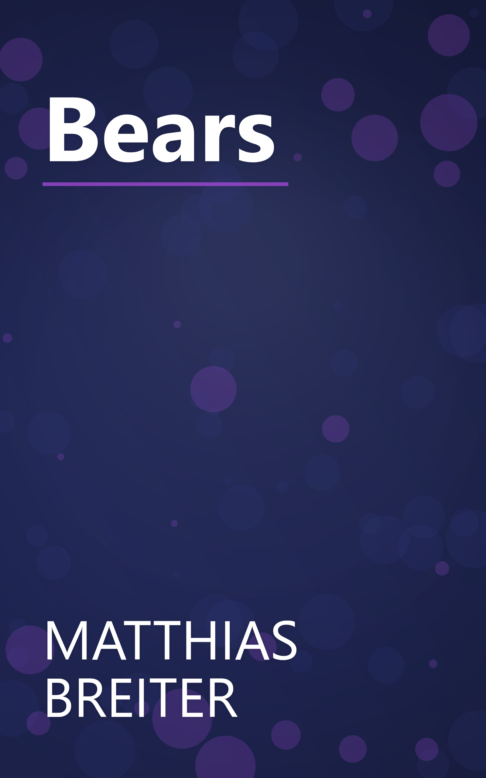 Bears book cover