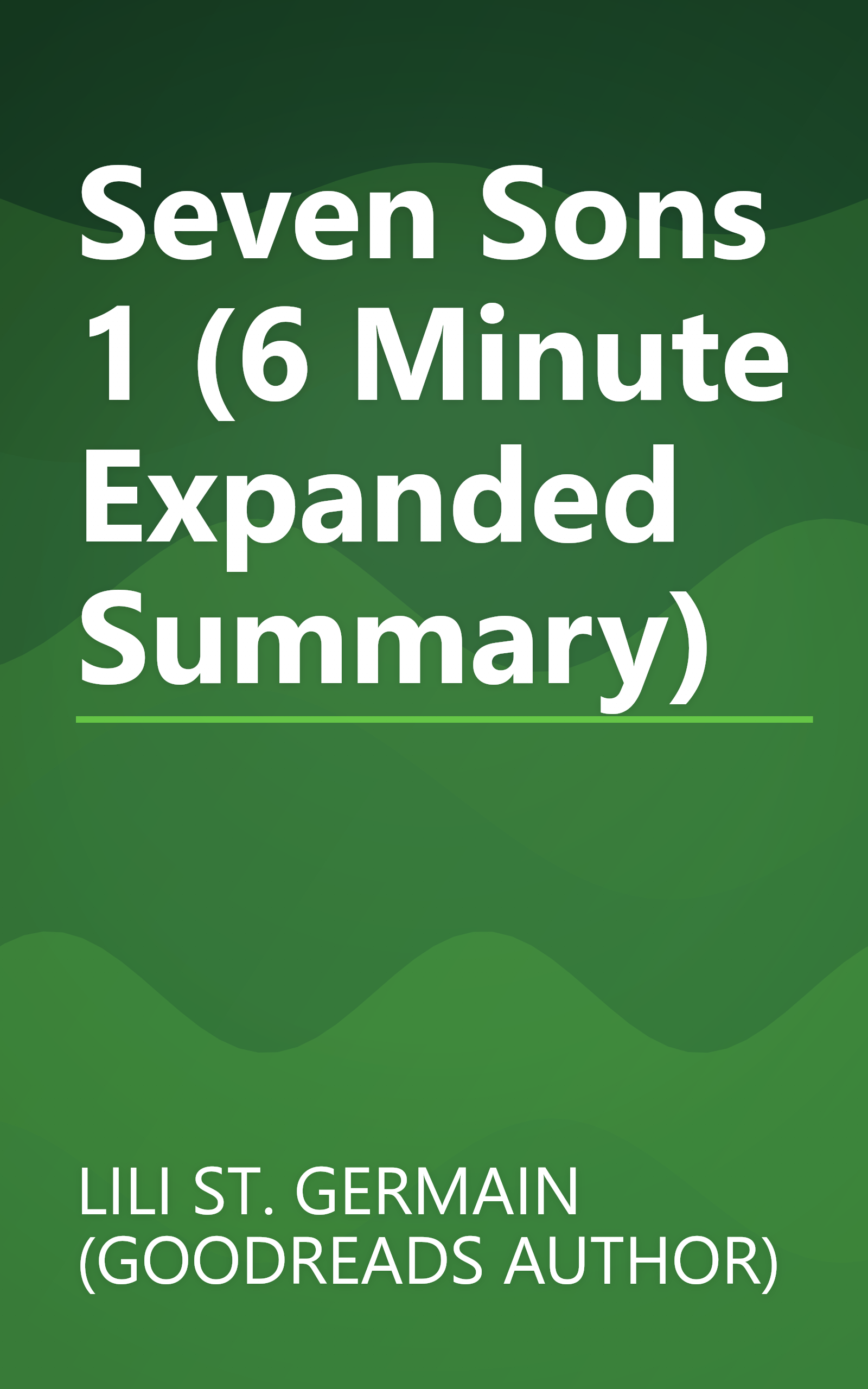 Seven Sons 1 (6 Minute   Expanded Summary) book cover