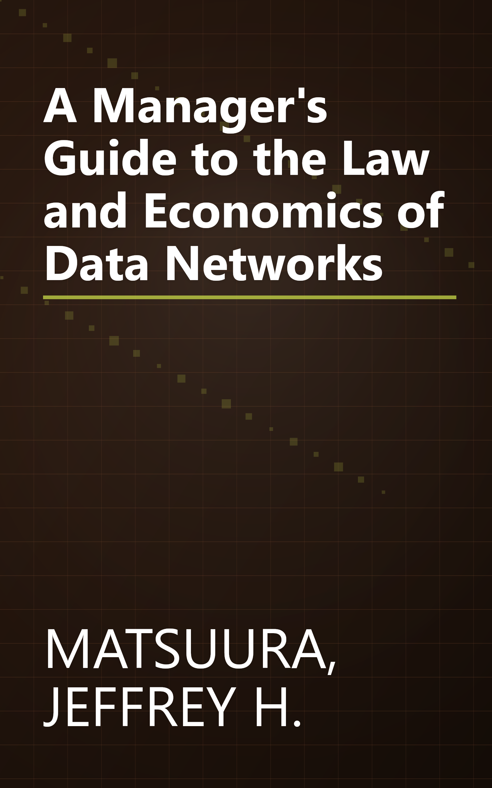 A Manager's Guide to the Law and Economics of Data Networks book cover