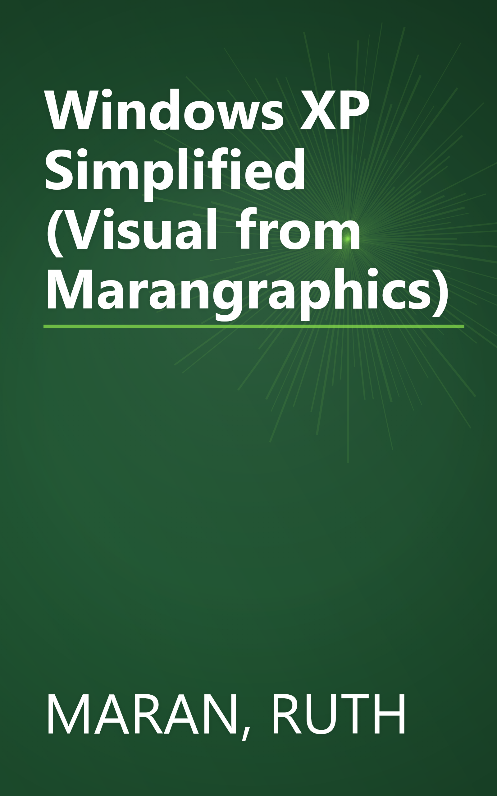 Windows XP Simplified (Visual from Marangraphics) book cover