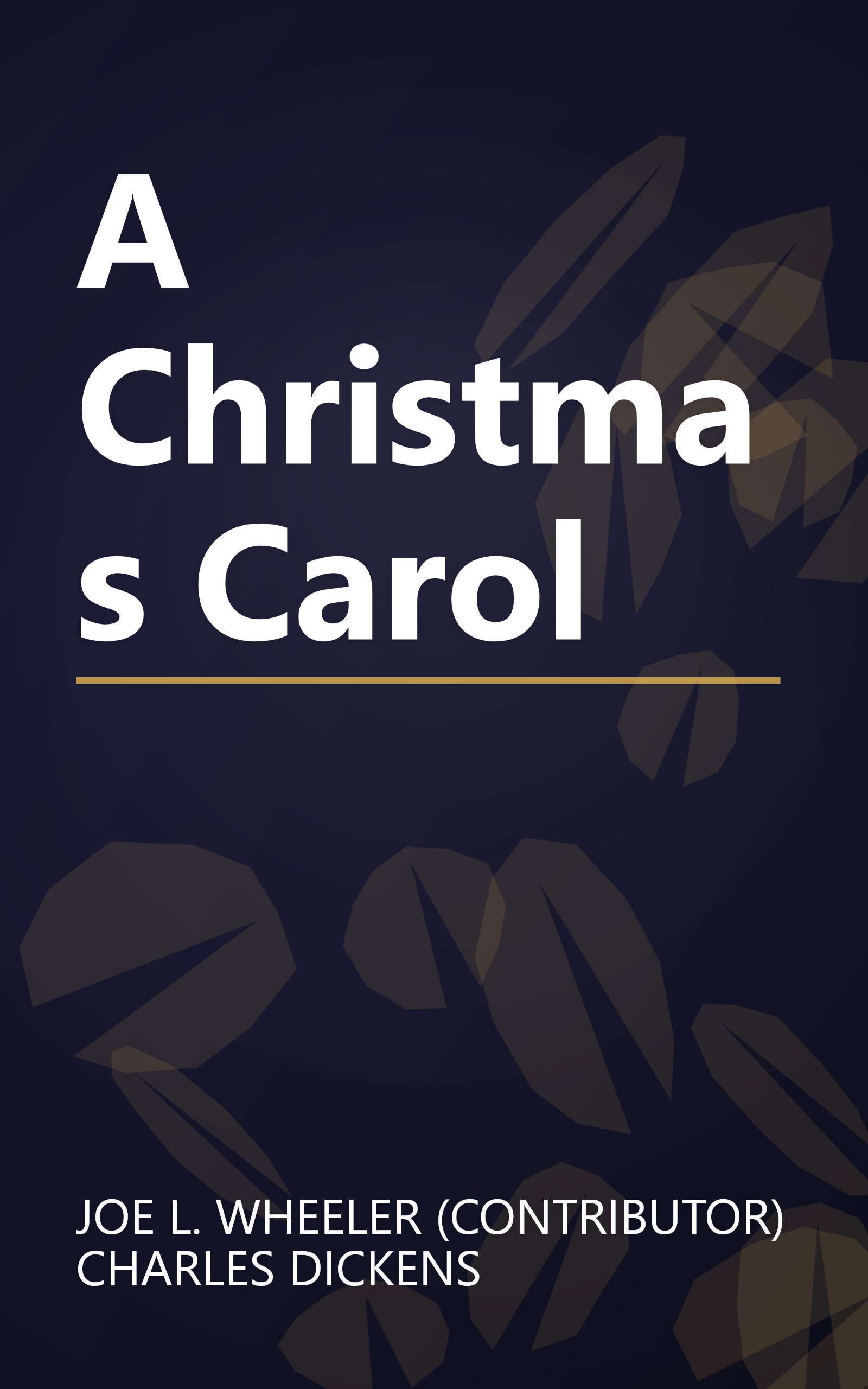 A Christmas Carol book cover