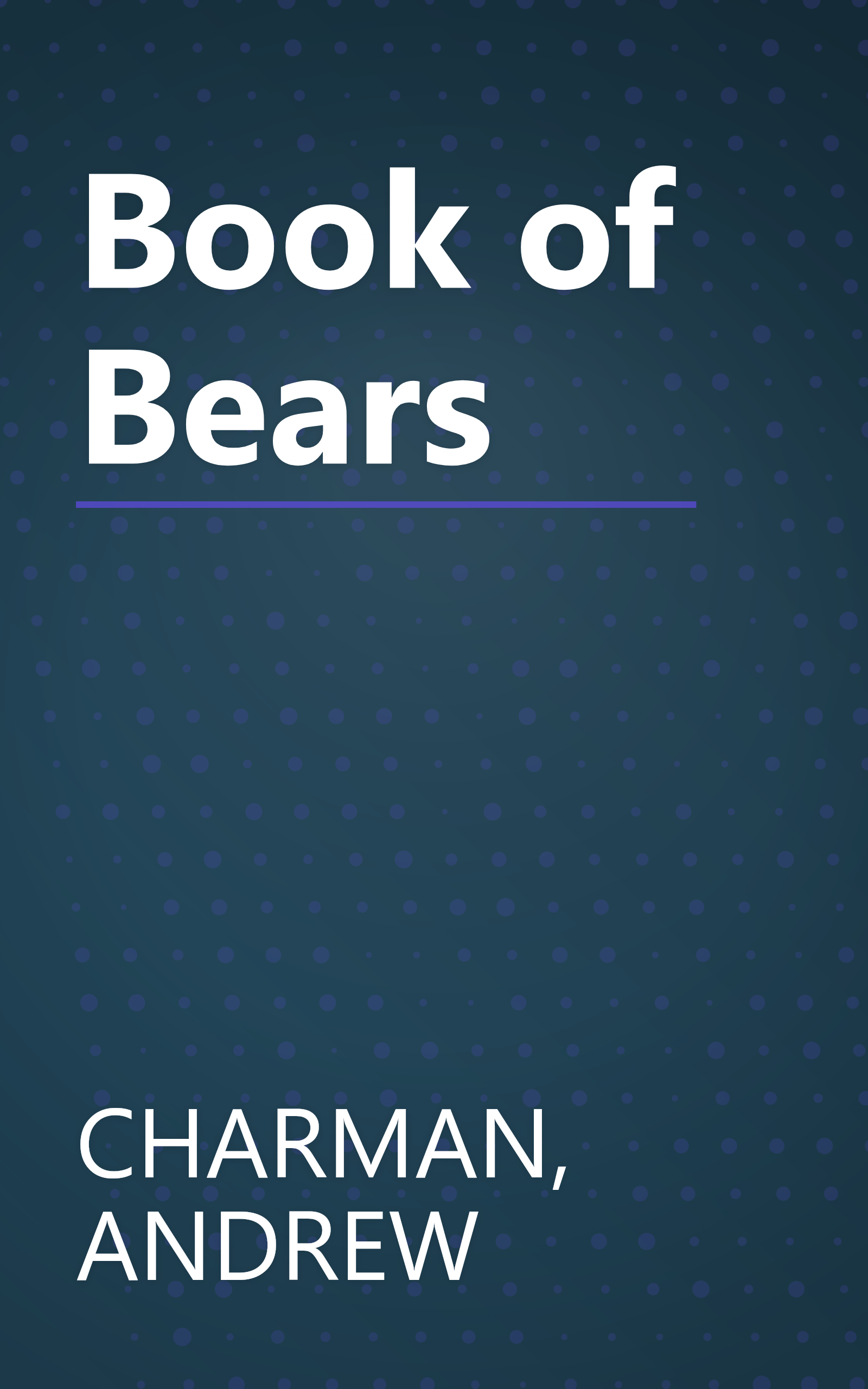 Book of Bears book cover
