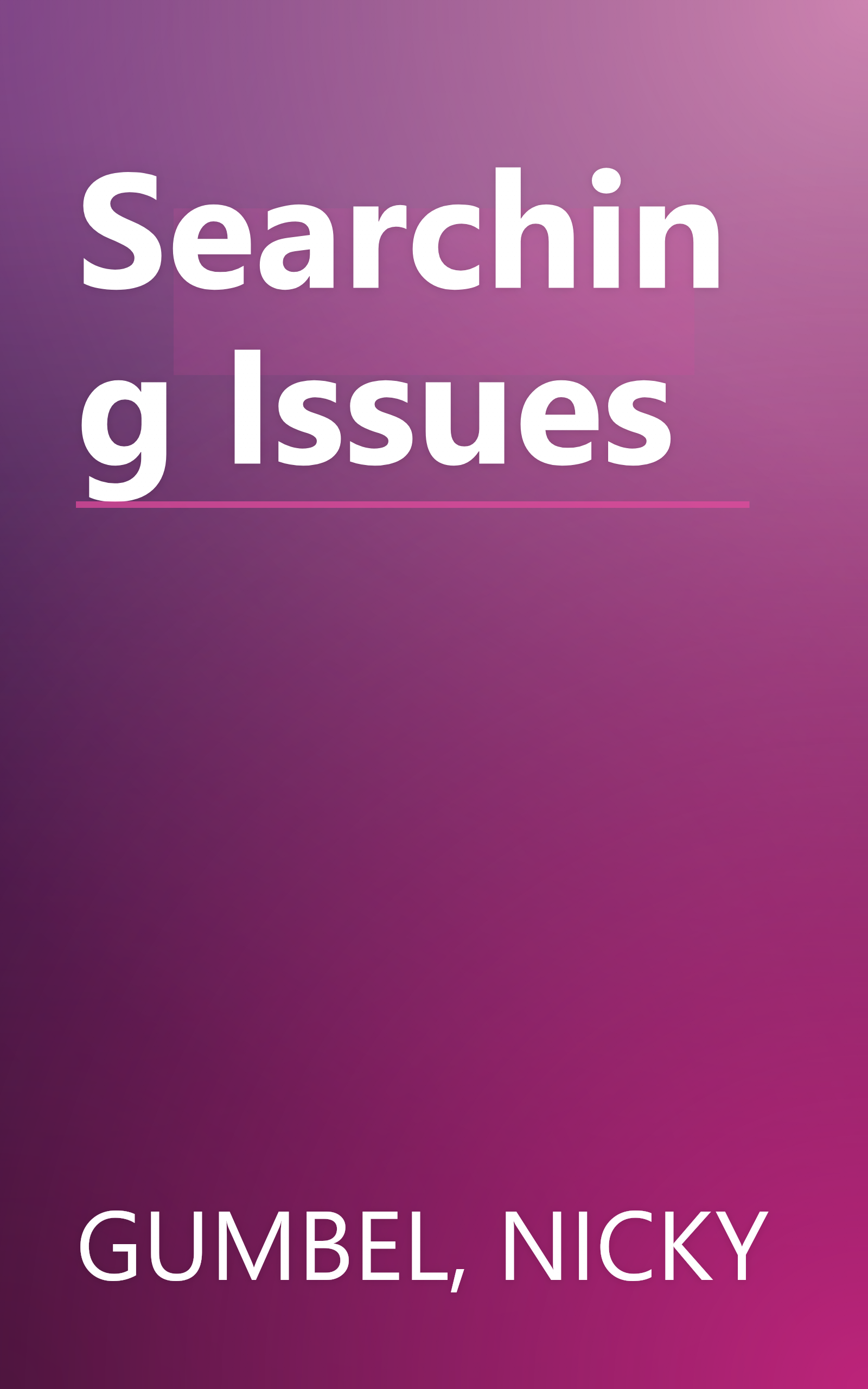 Searching Issues book cover