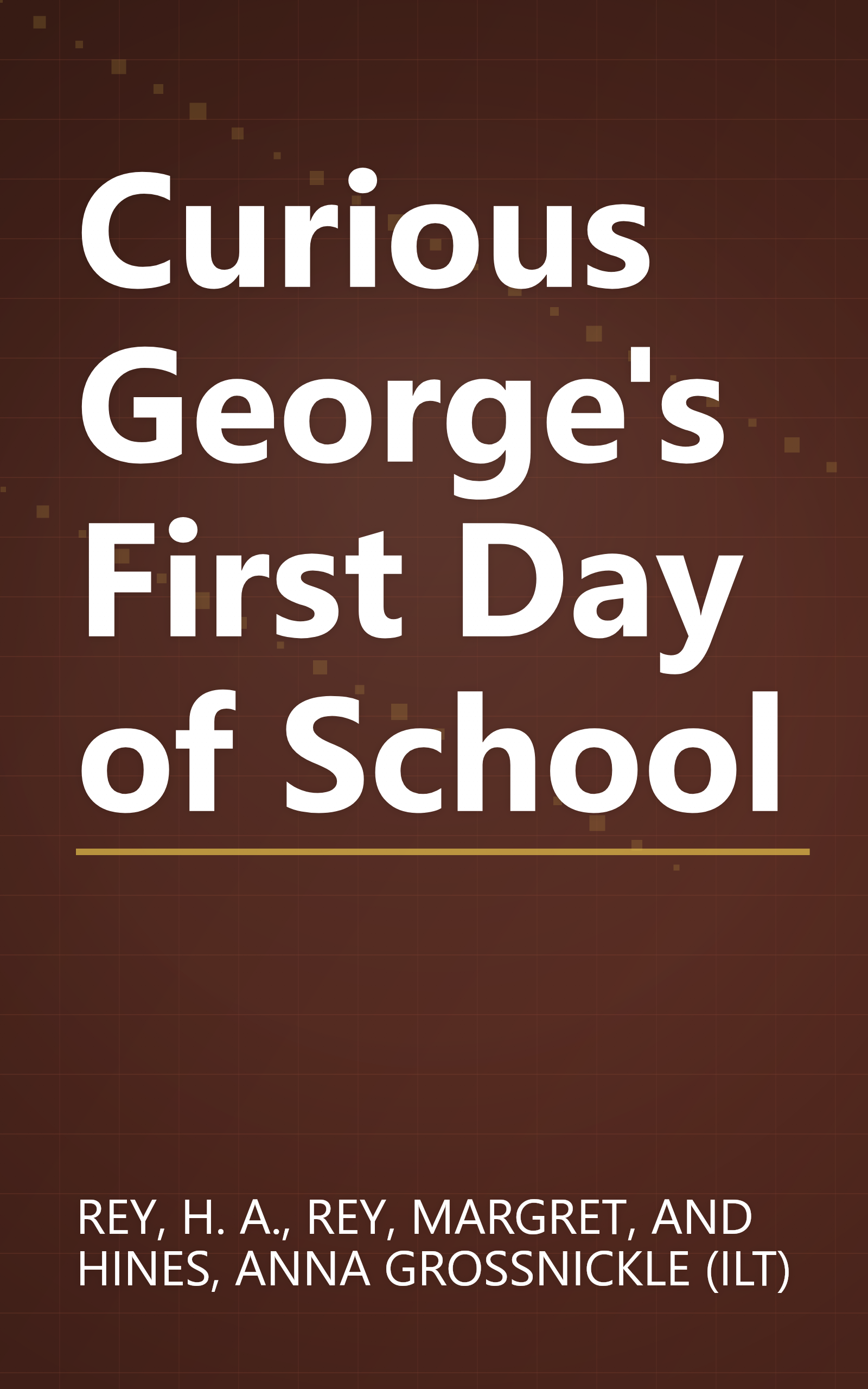 Curious George's First Day of School book cover