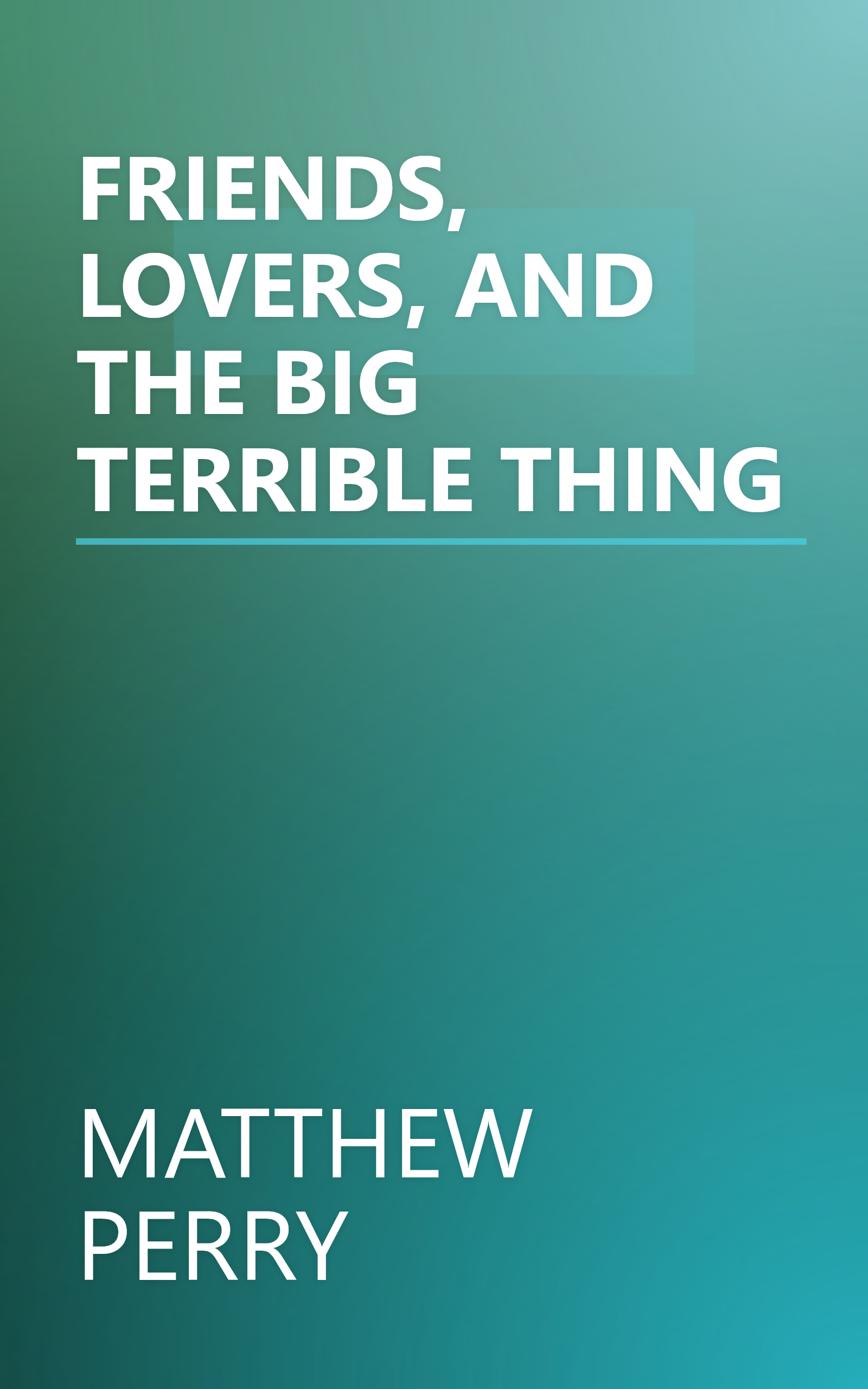 FRIENDS, LOVERS, AND THE BIG TERRIBLE THING book cover