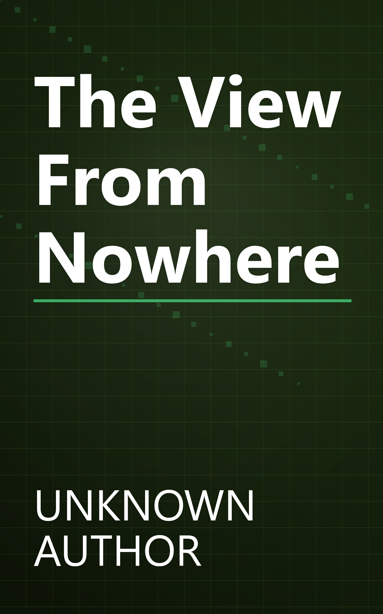 The View From Nowhere book cover