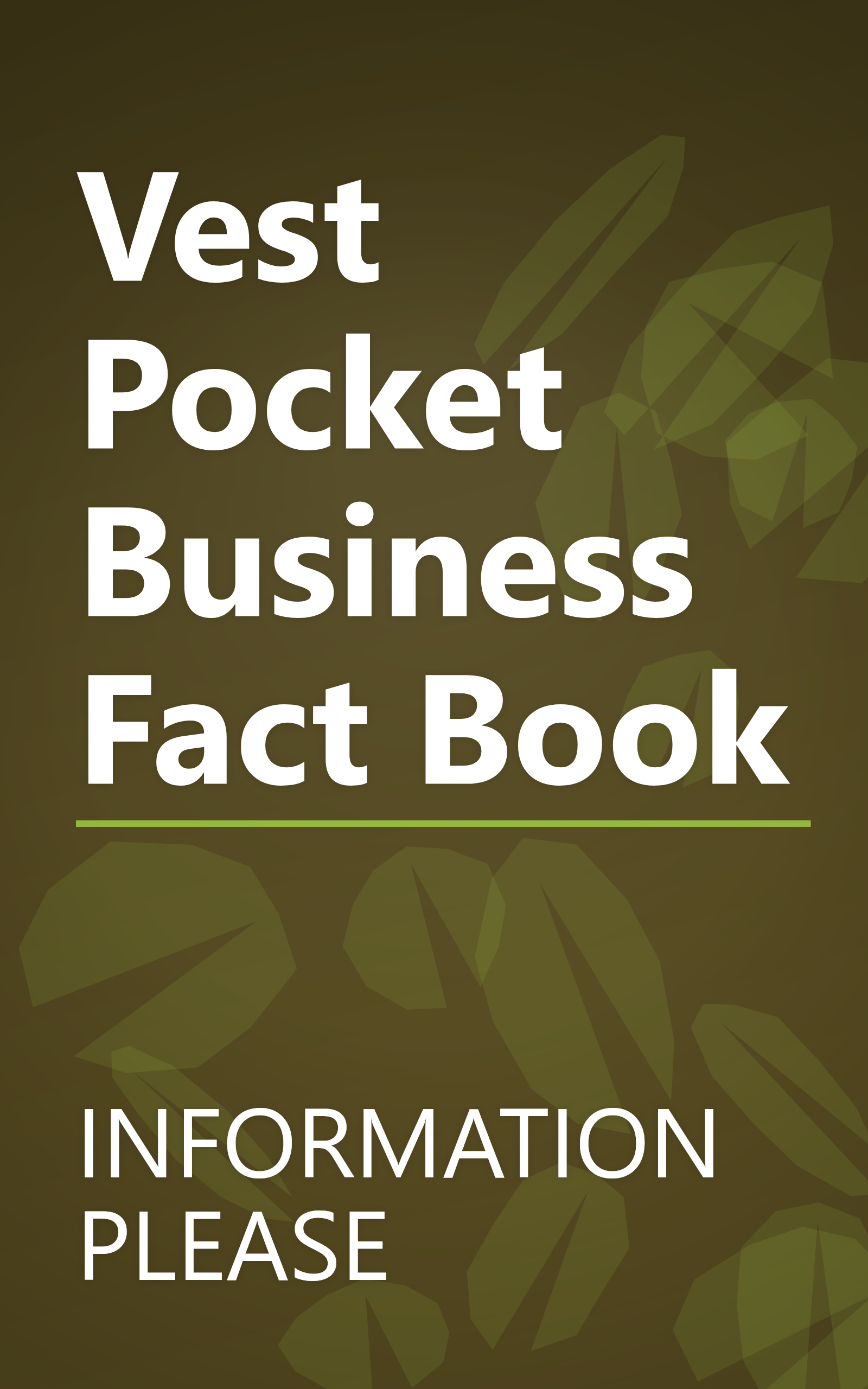 Vest Pocket Business Fact Book book cover