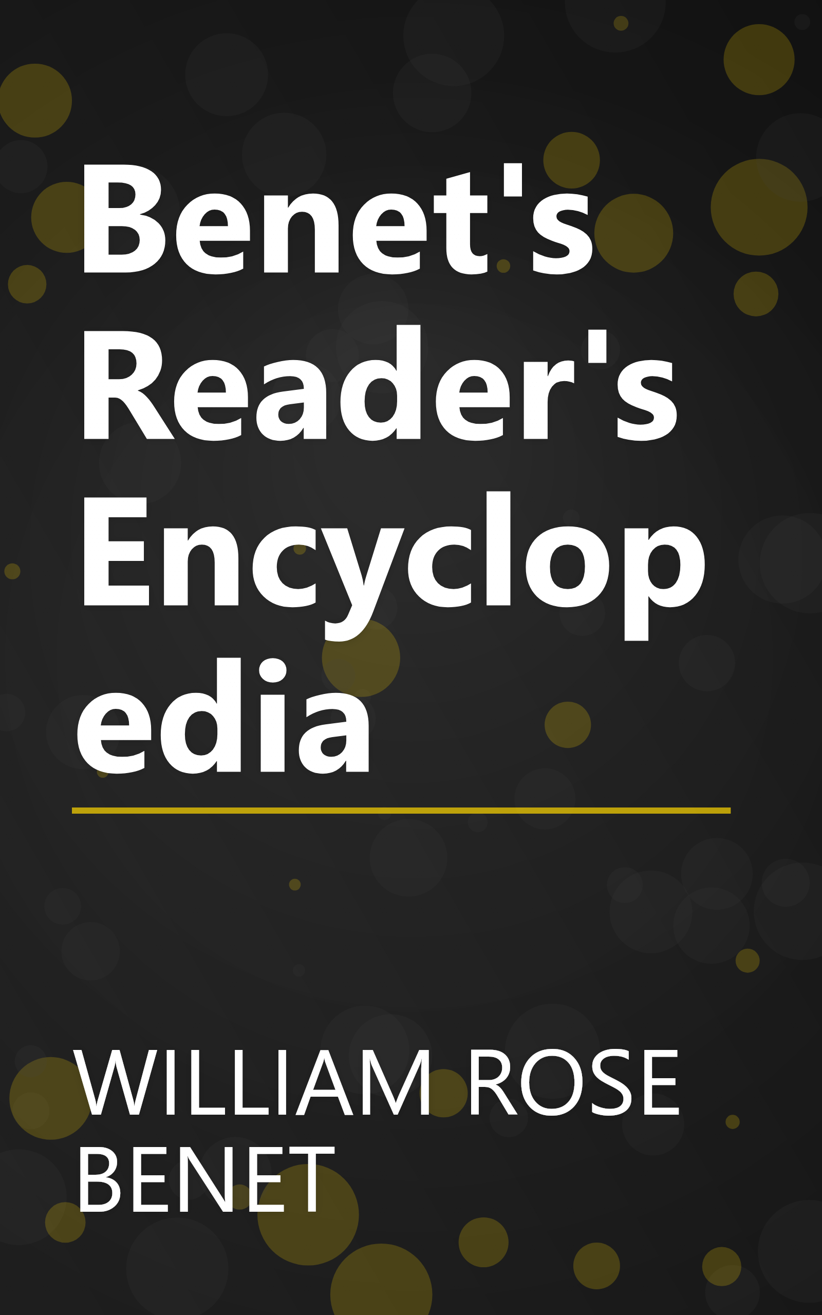 Benet's Reader's Encyclopedia book cover