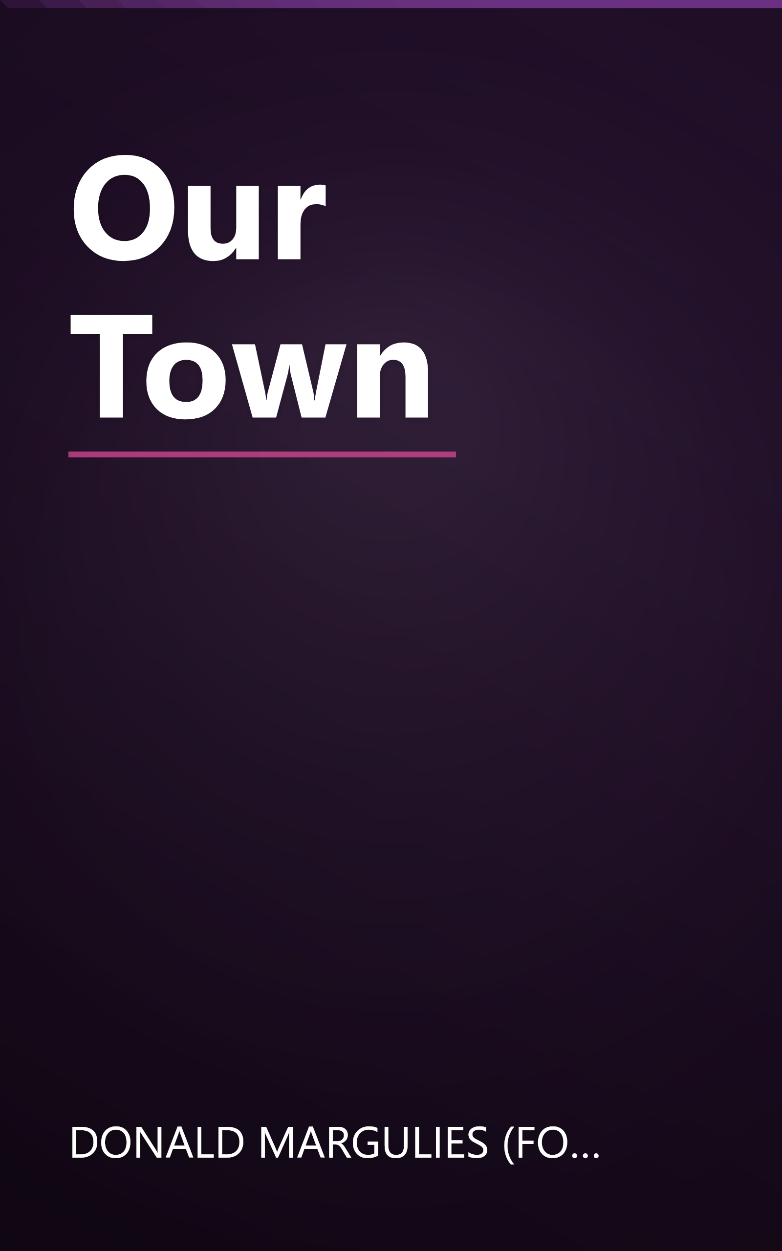 Our Town book cover