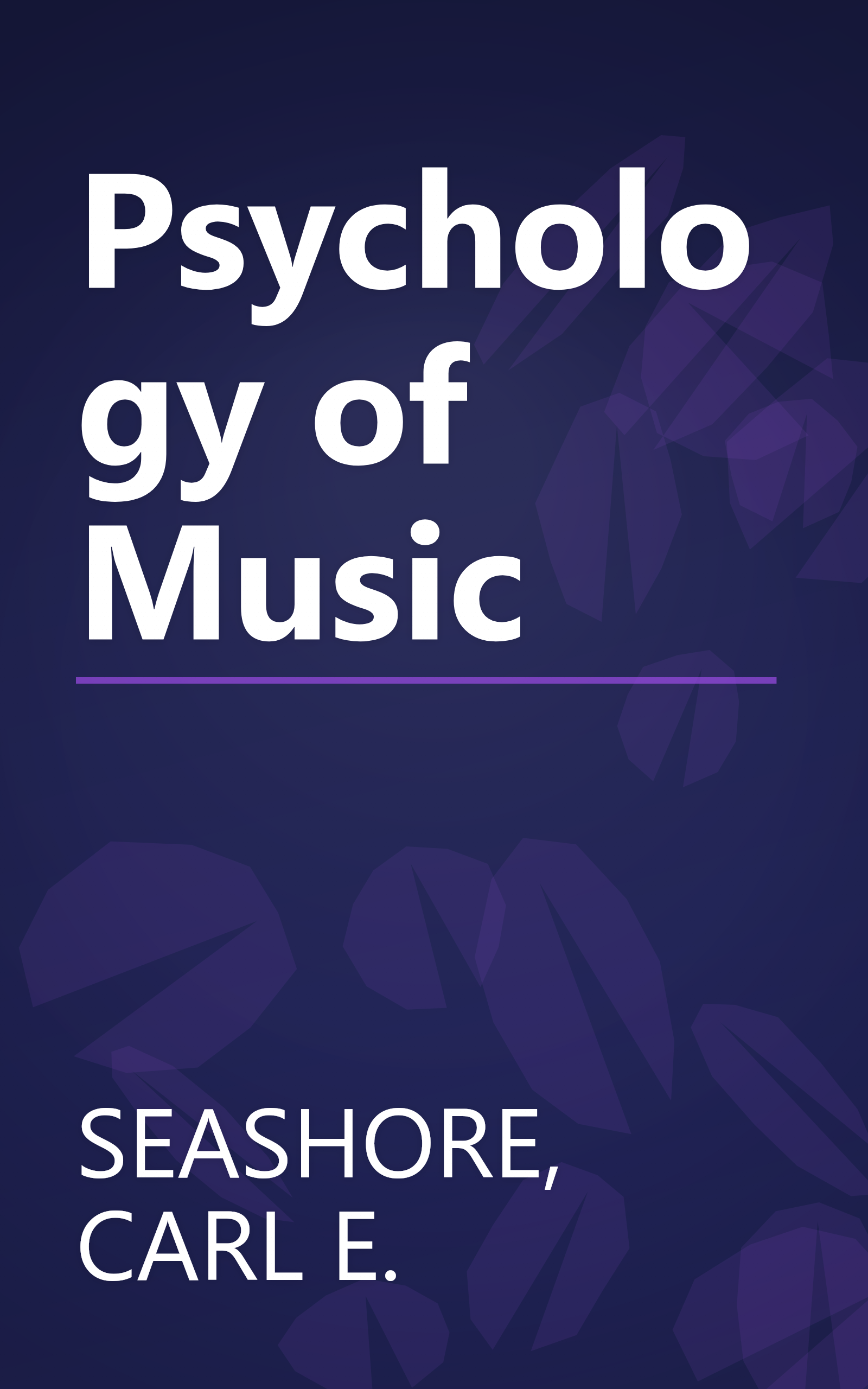Psychology of Music book cover