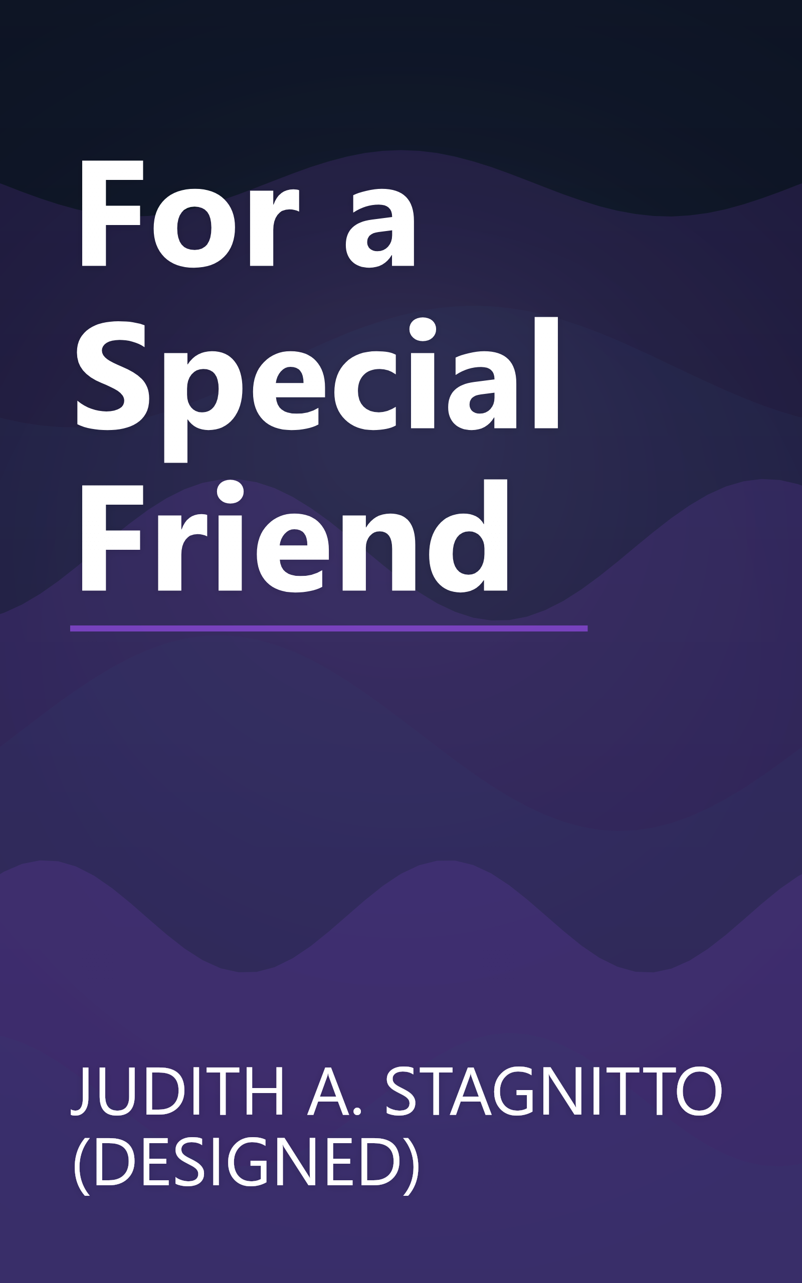 For a Special Friend book cover