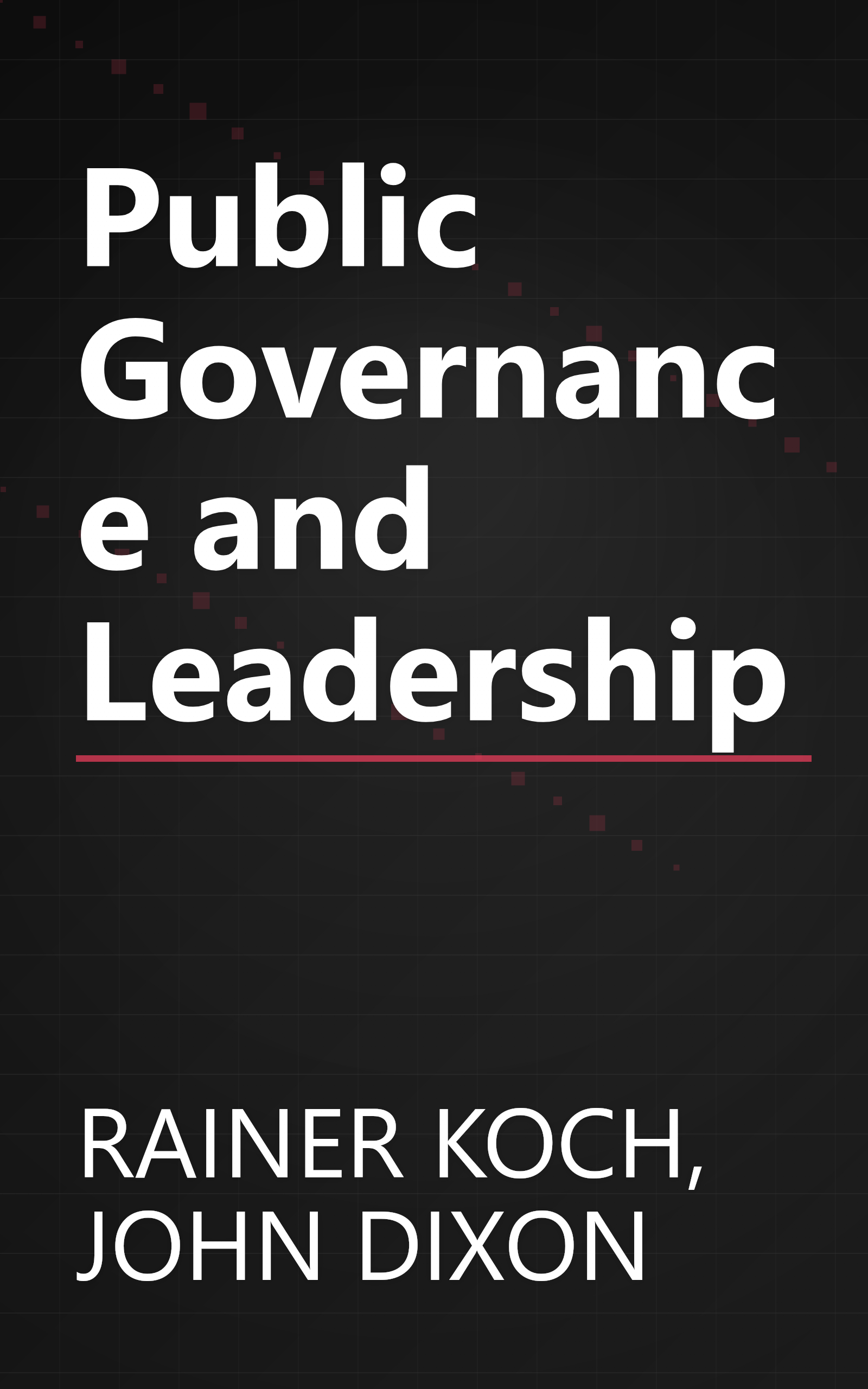 Public Governance and Leadership book cover